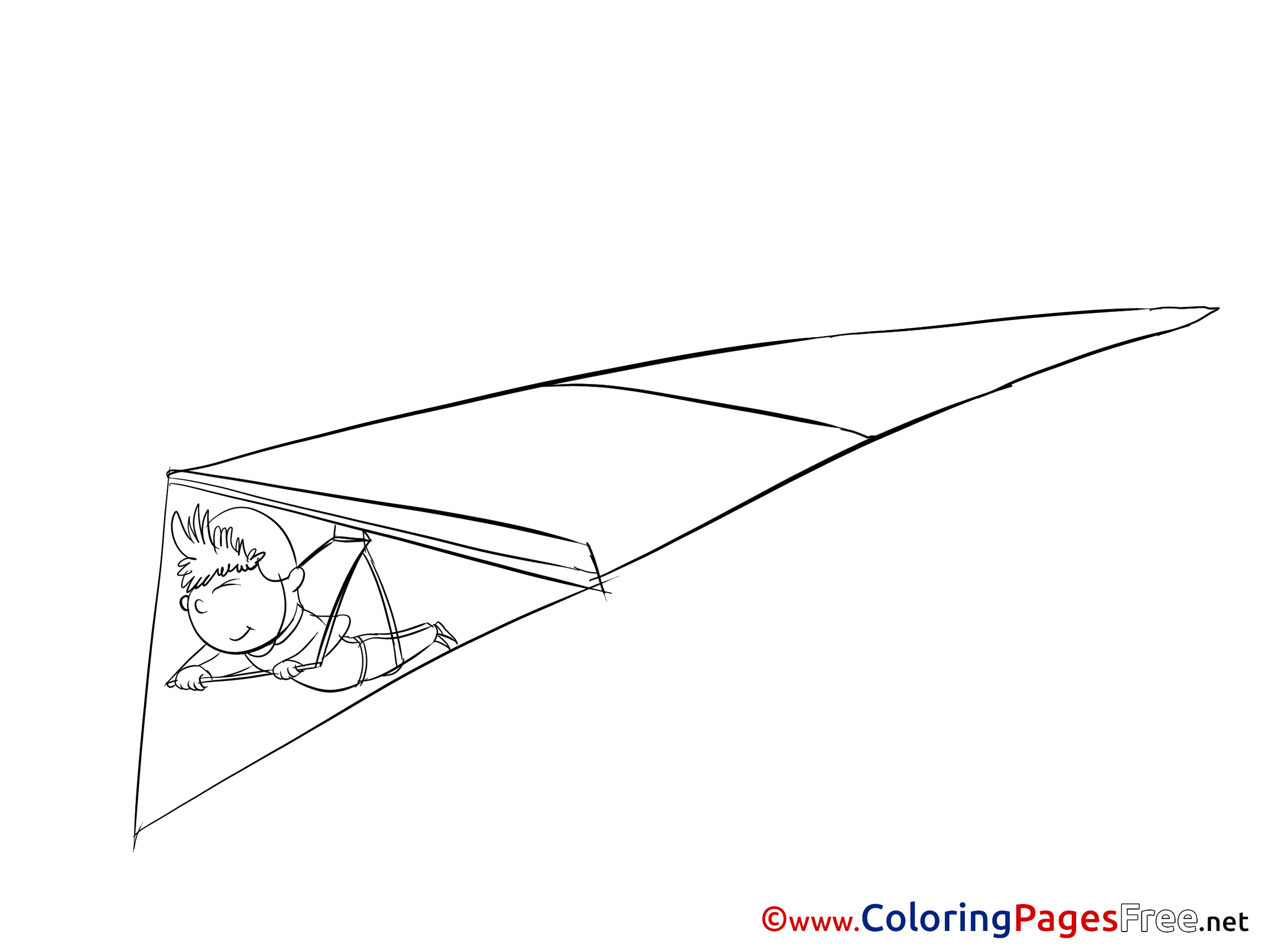 delta airplane coloring page printable