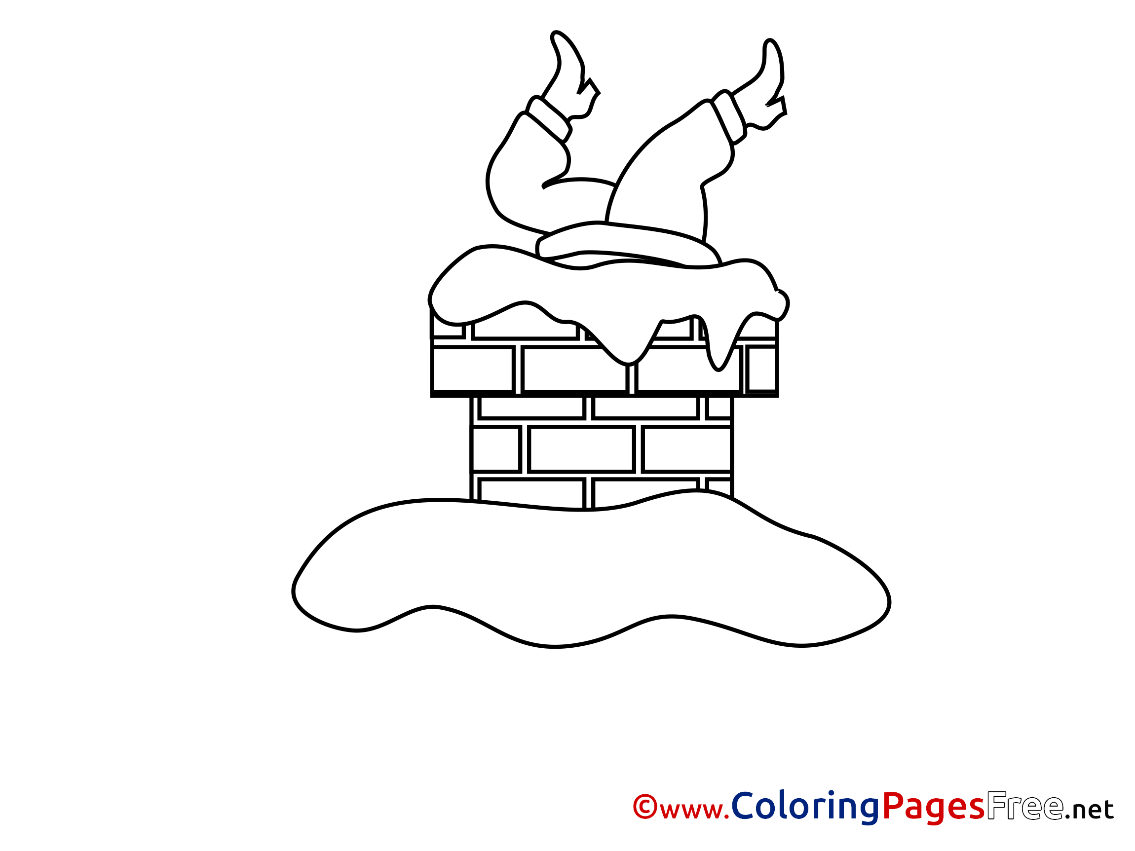 chimney coloring pages