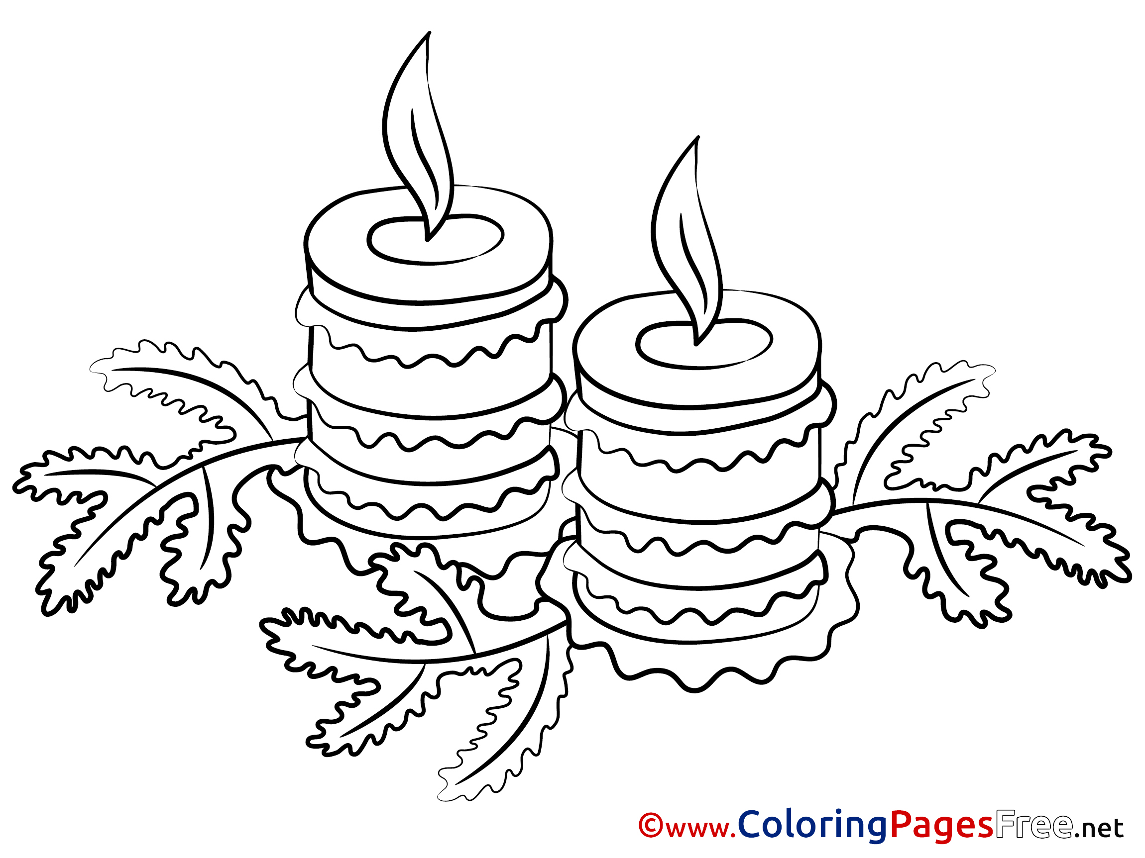 Christmas free Advent Coloring Sheets