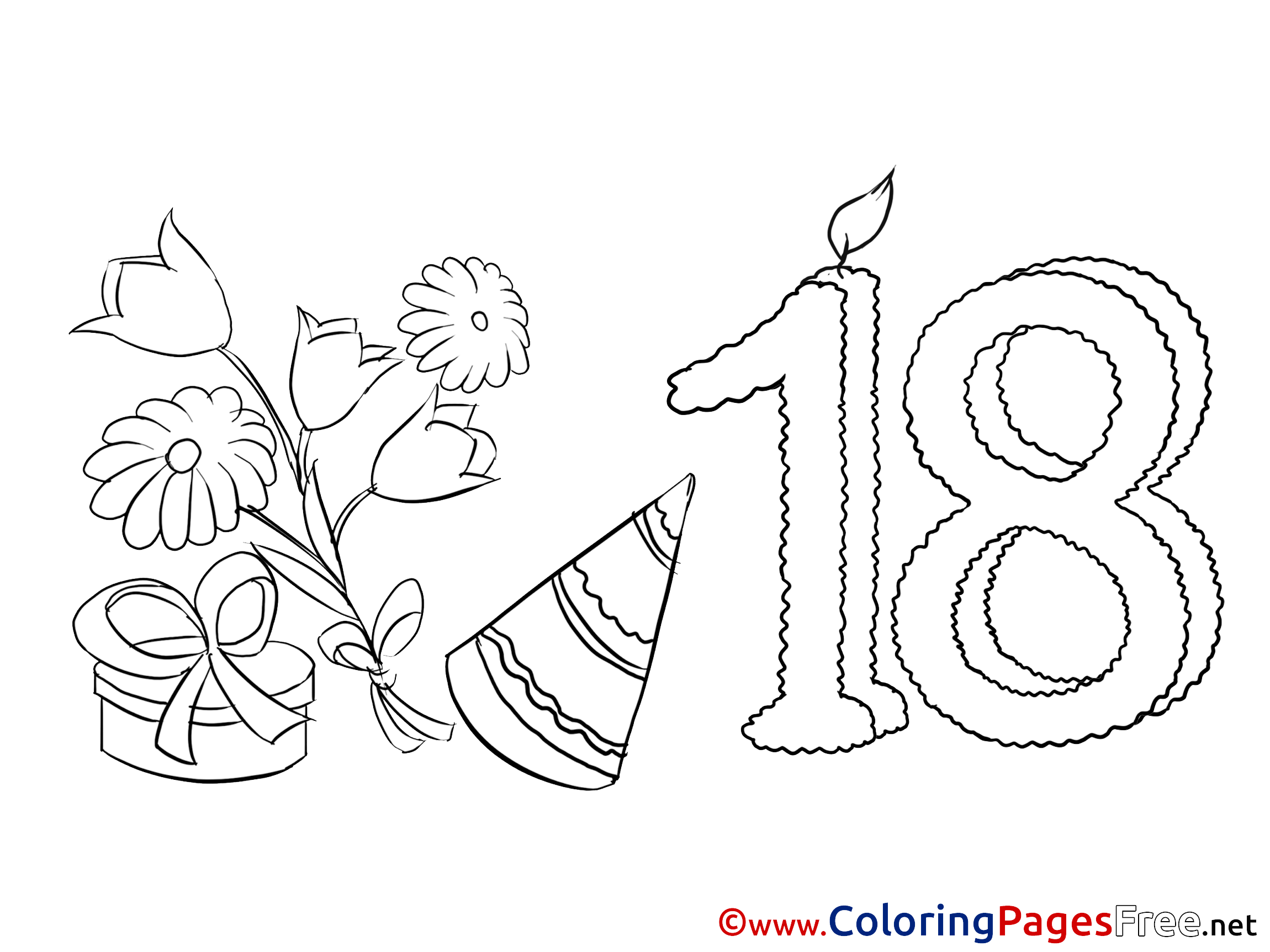coloring pages for 18 month olds