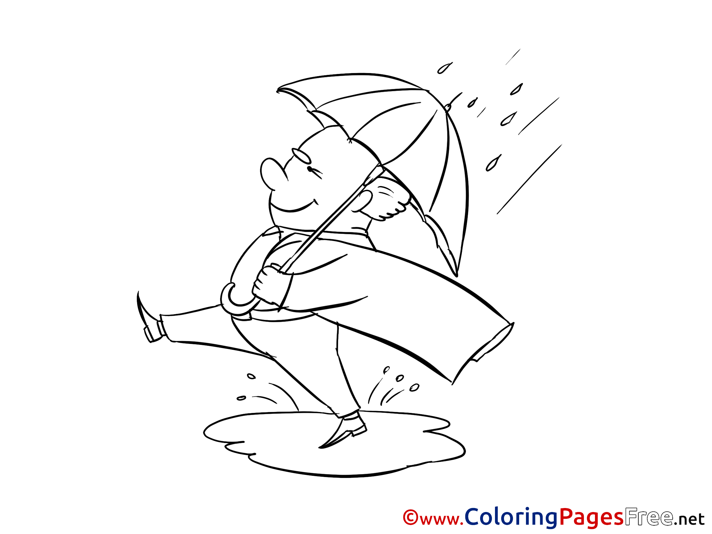Puddle Drawing At Getdrawings Free Download Sketch Coloring Page