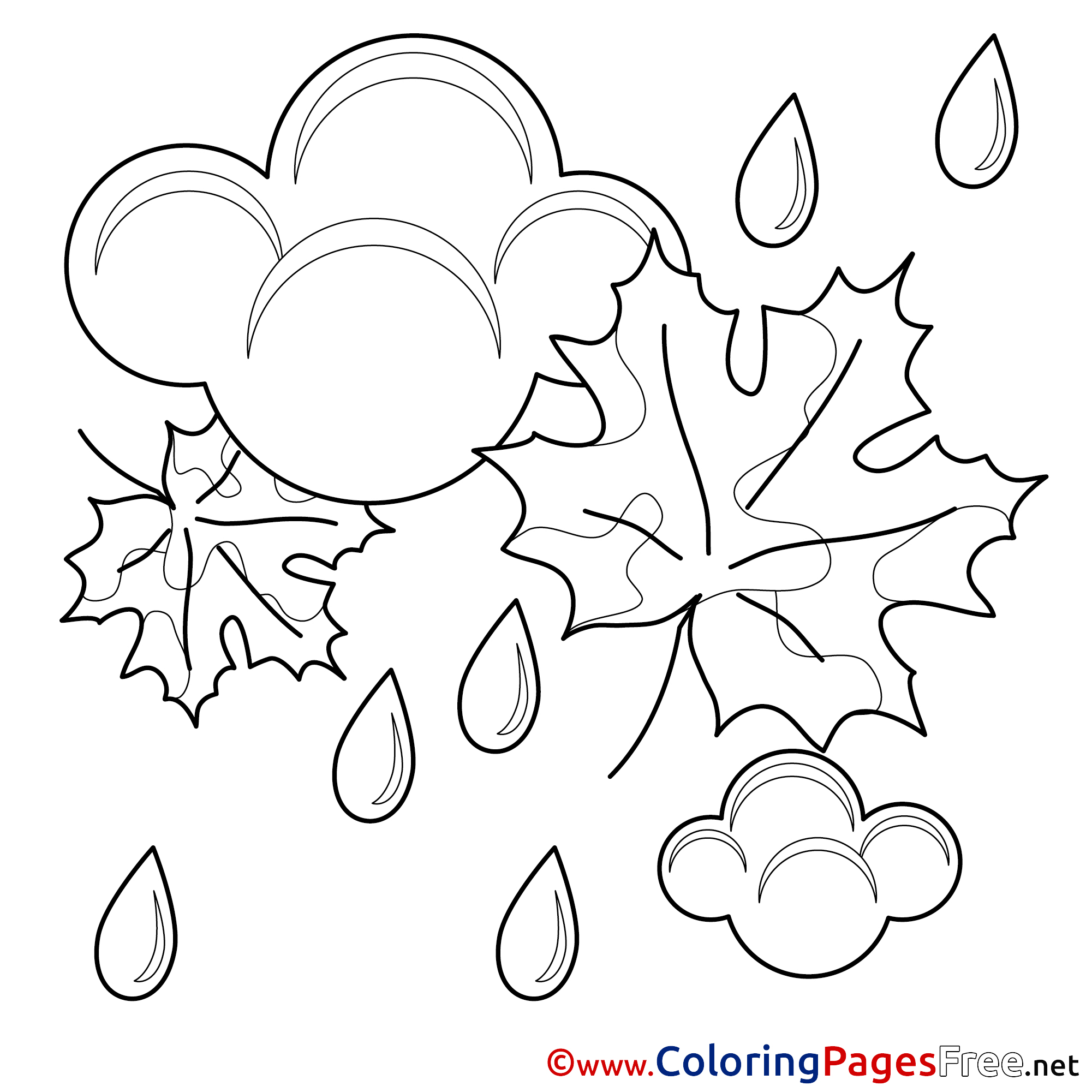 Shower Children Coloring Pages free