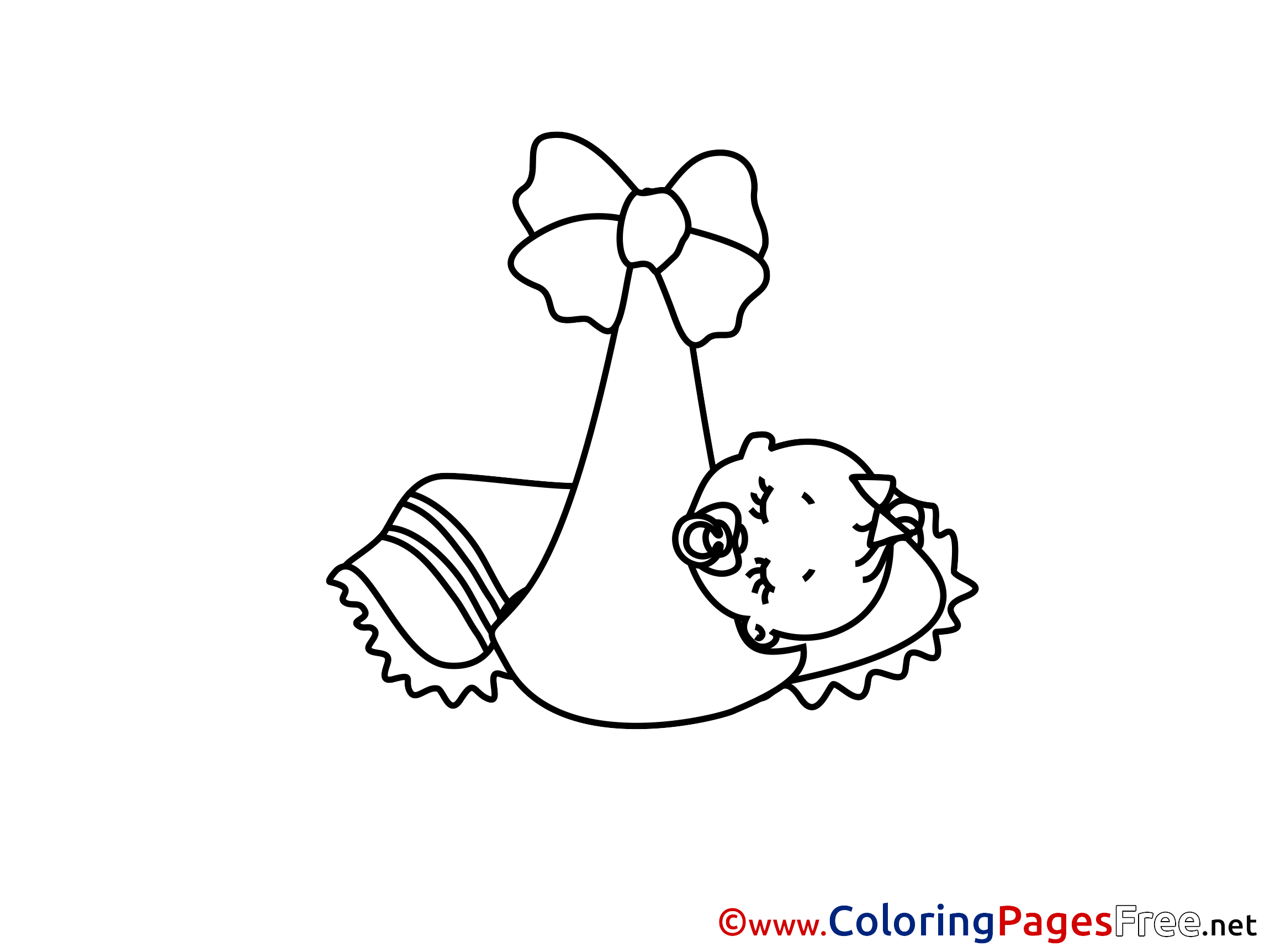 Sleep free Colouring Page download