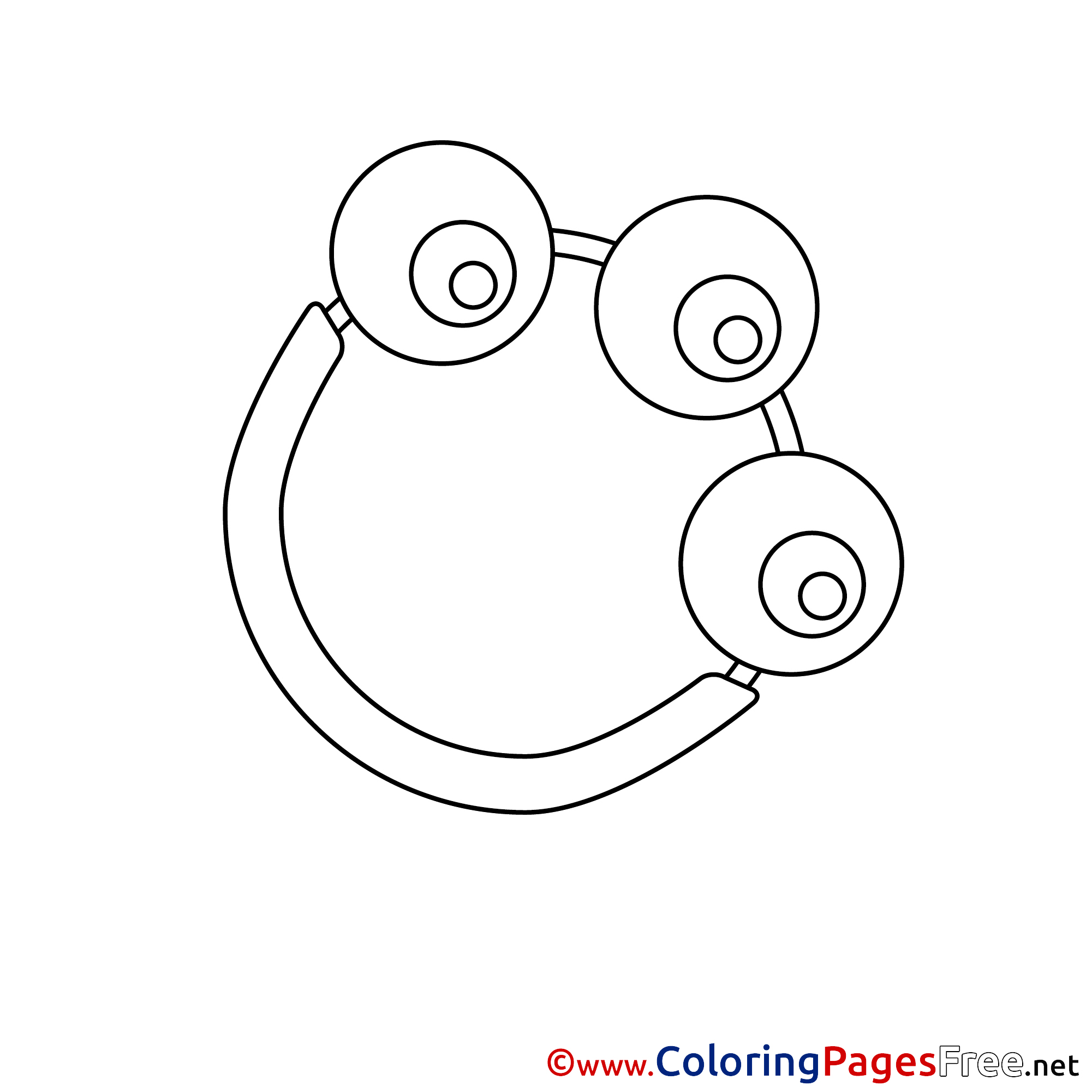 Baby Rattle Coloring Pages