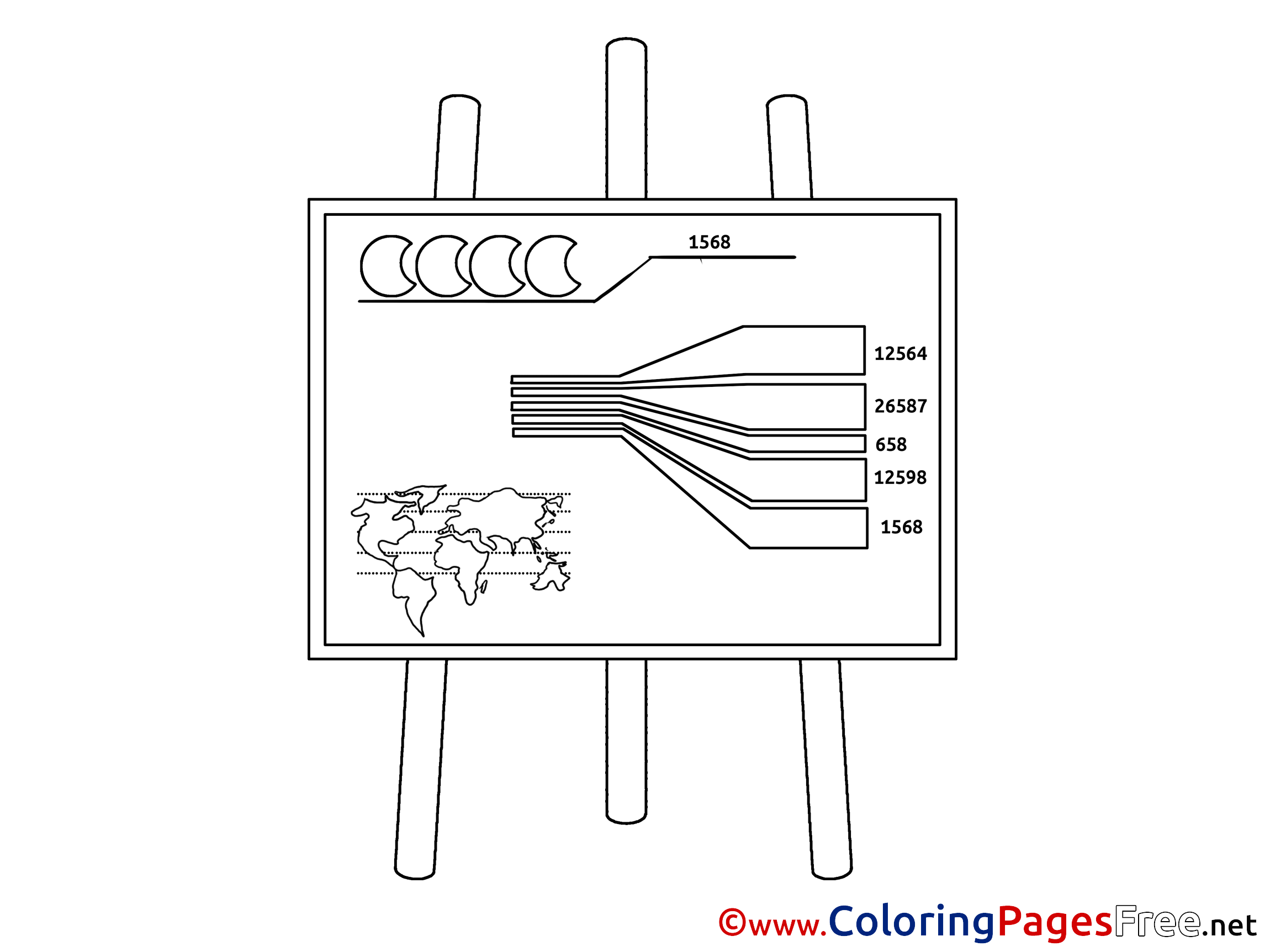 Diagram Business Coloring Pages free