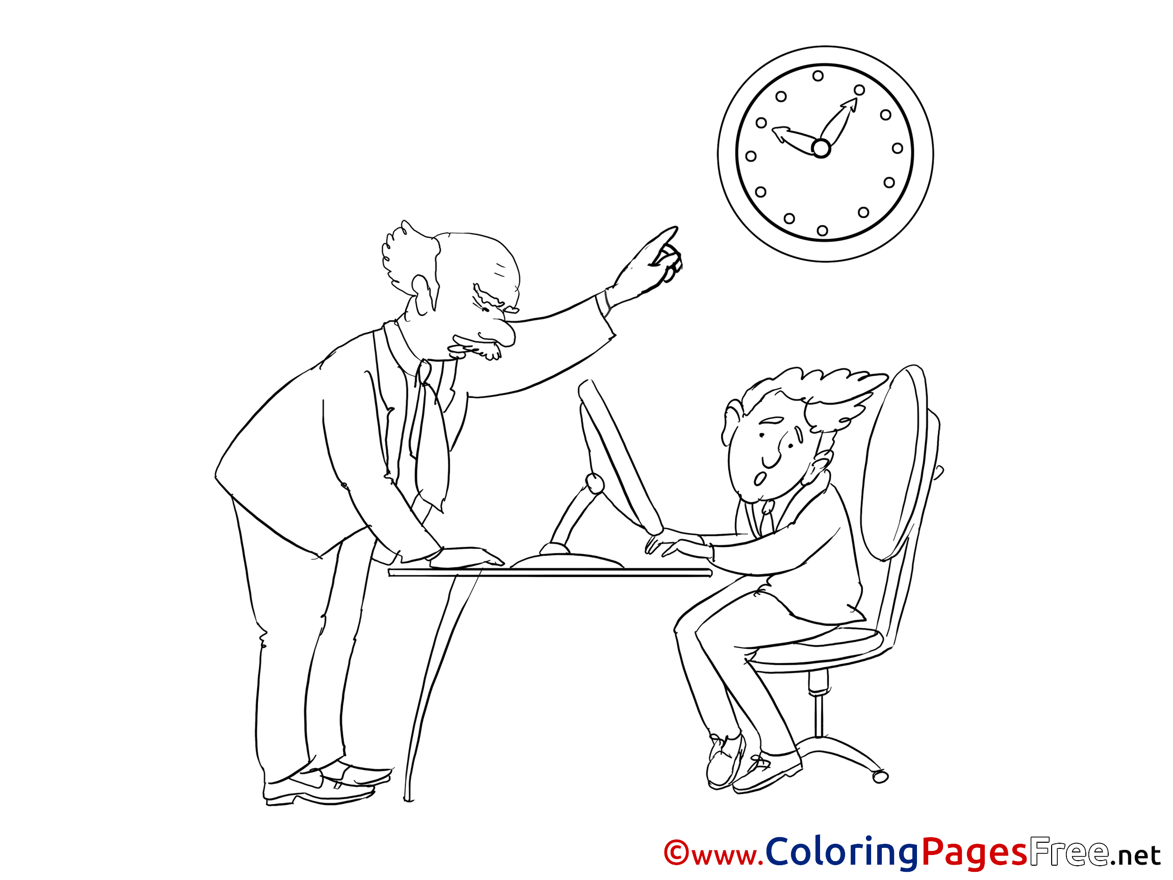 Director Coloring Clipart Movie Log Cabin Birthday Pages Tv Book Clip ...