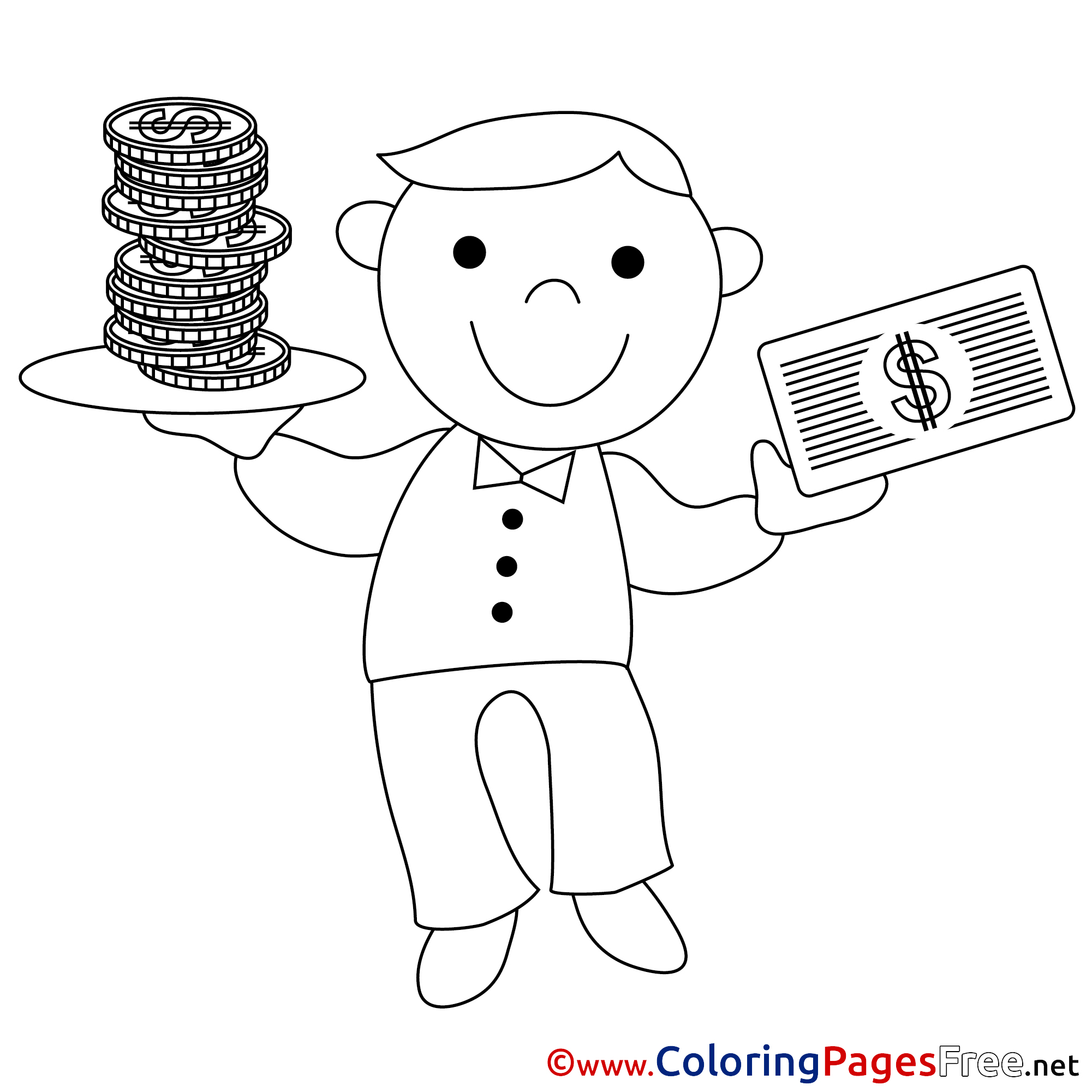 business coloring pages printable