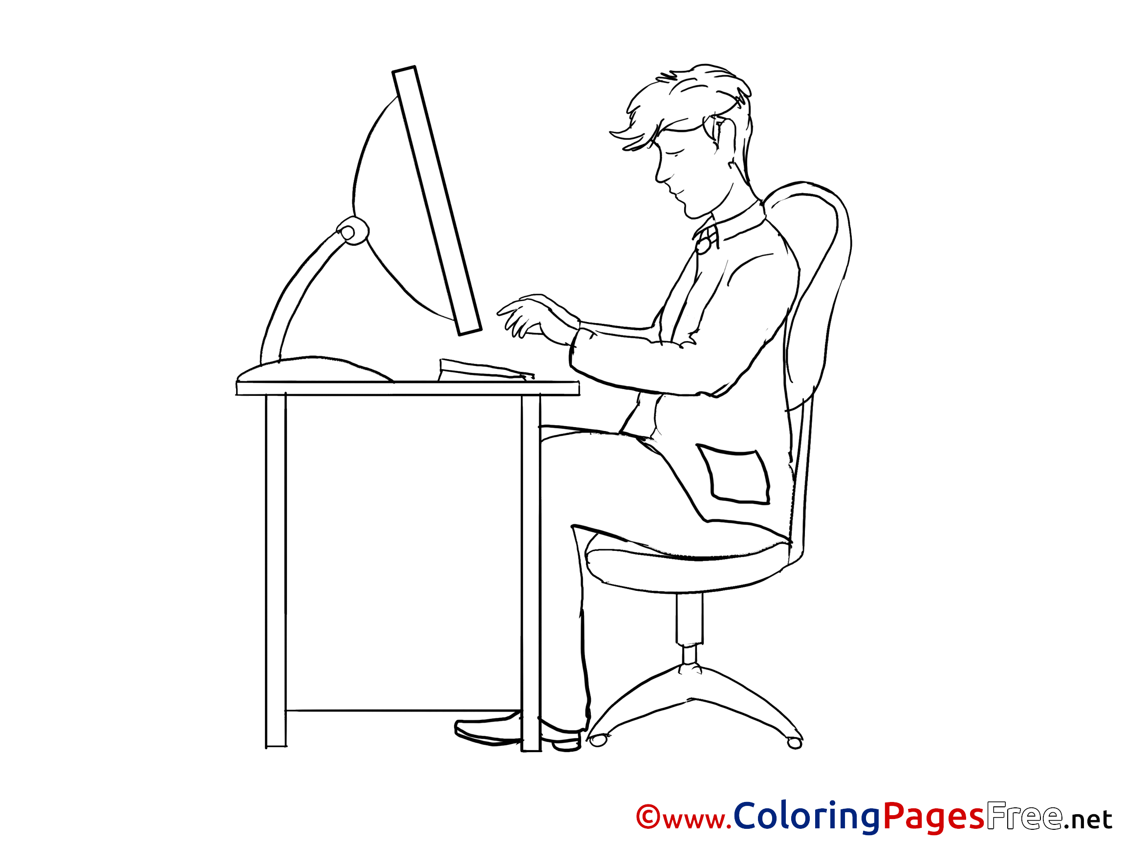Economy Colouring Sheet download Business