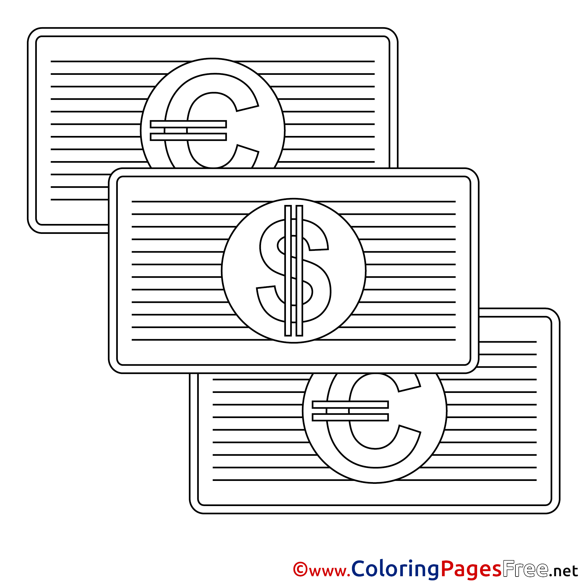 Money Business Coloring Pages download