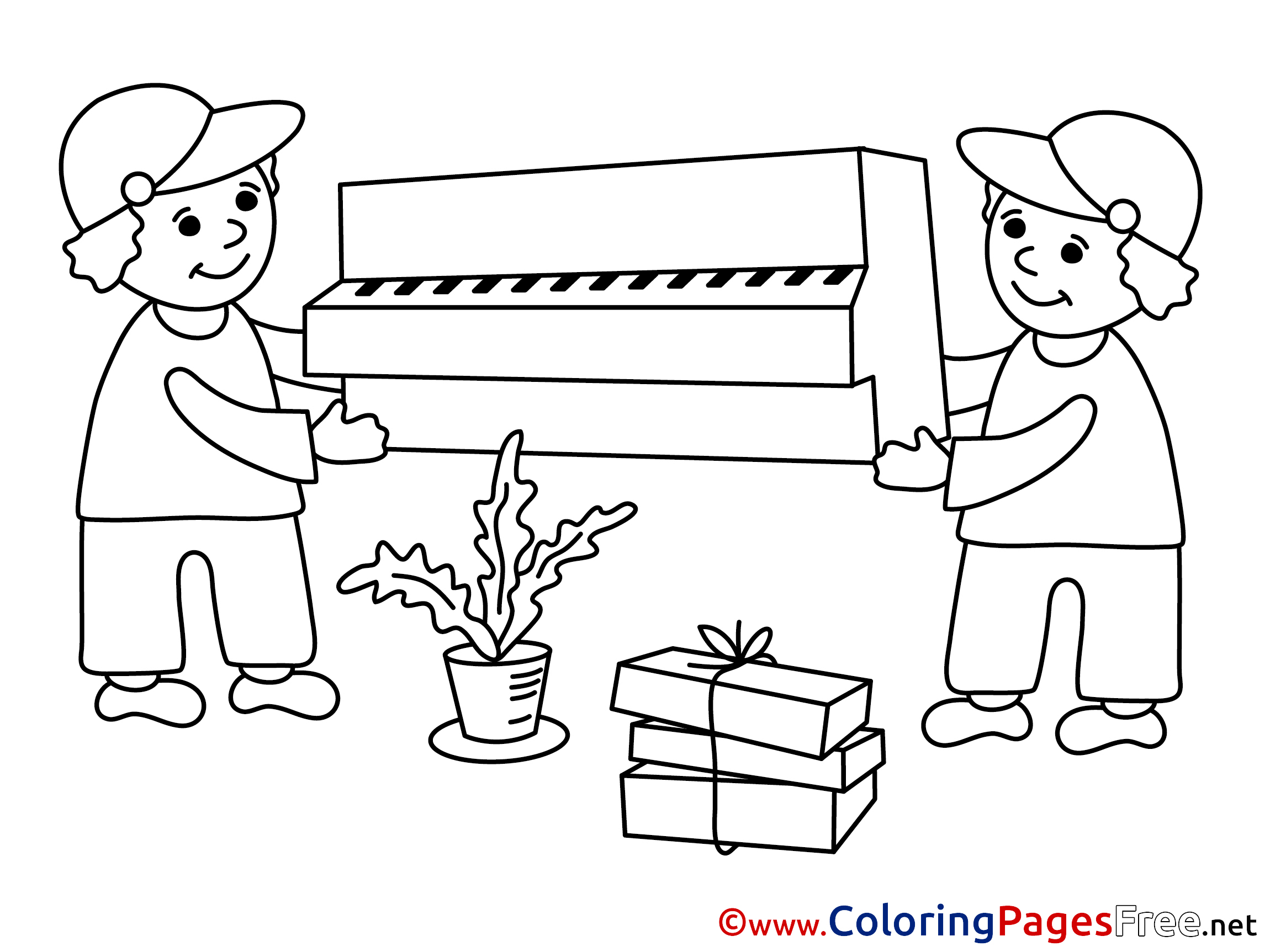 Porter Kids Business Coloring Pages