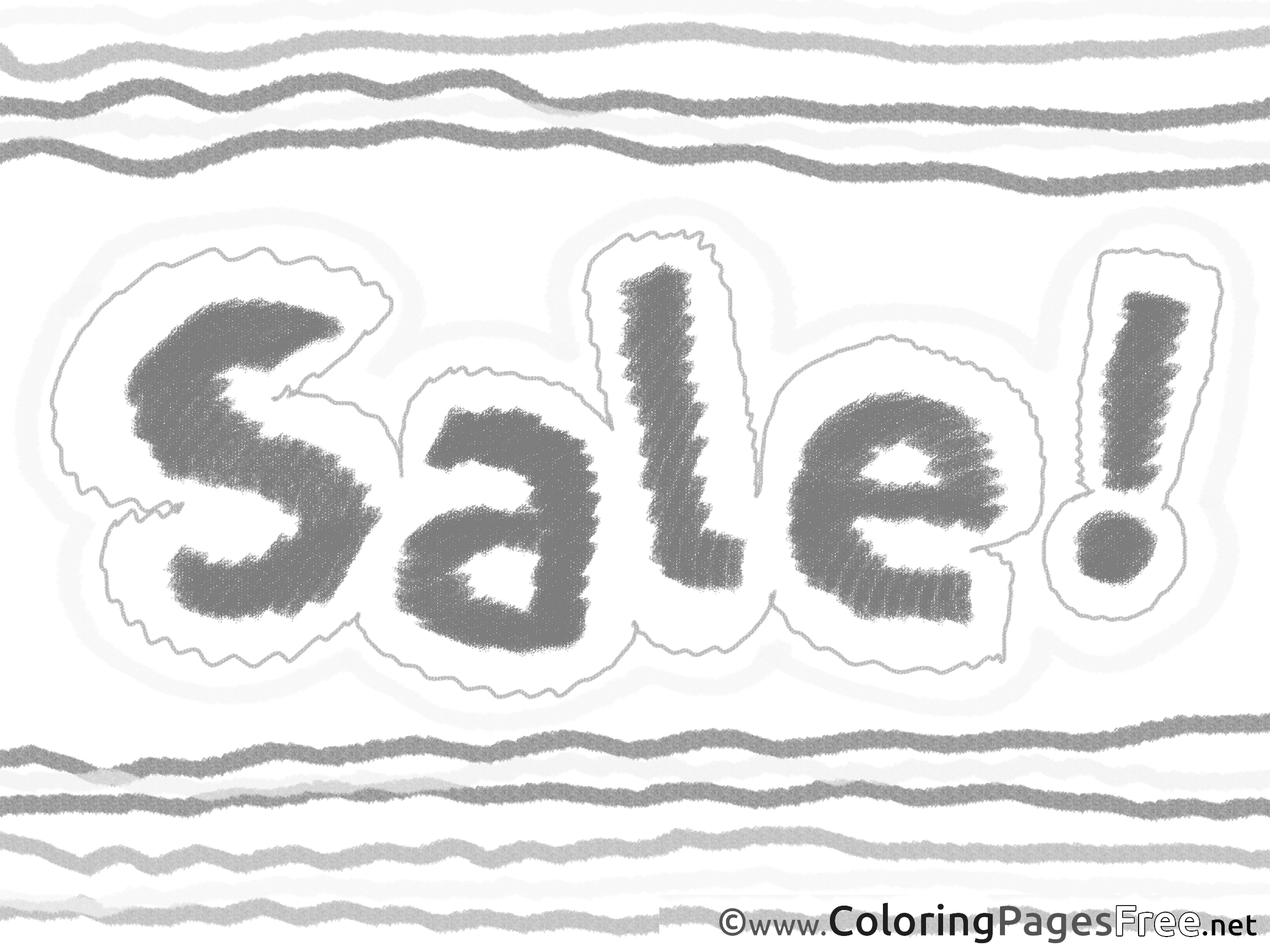 Sale Business Coloring Pages free