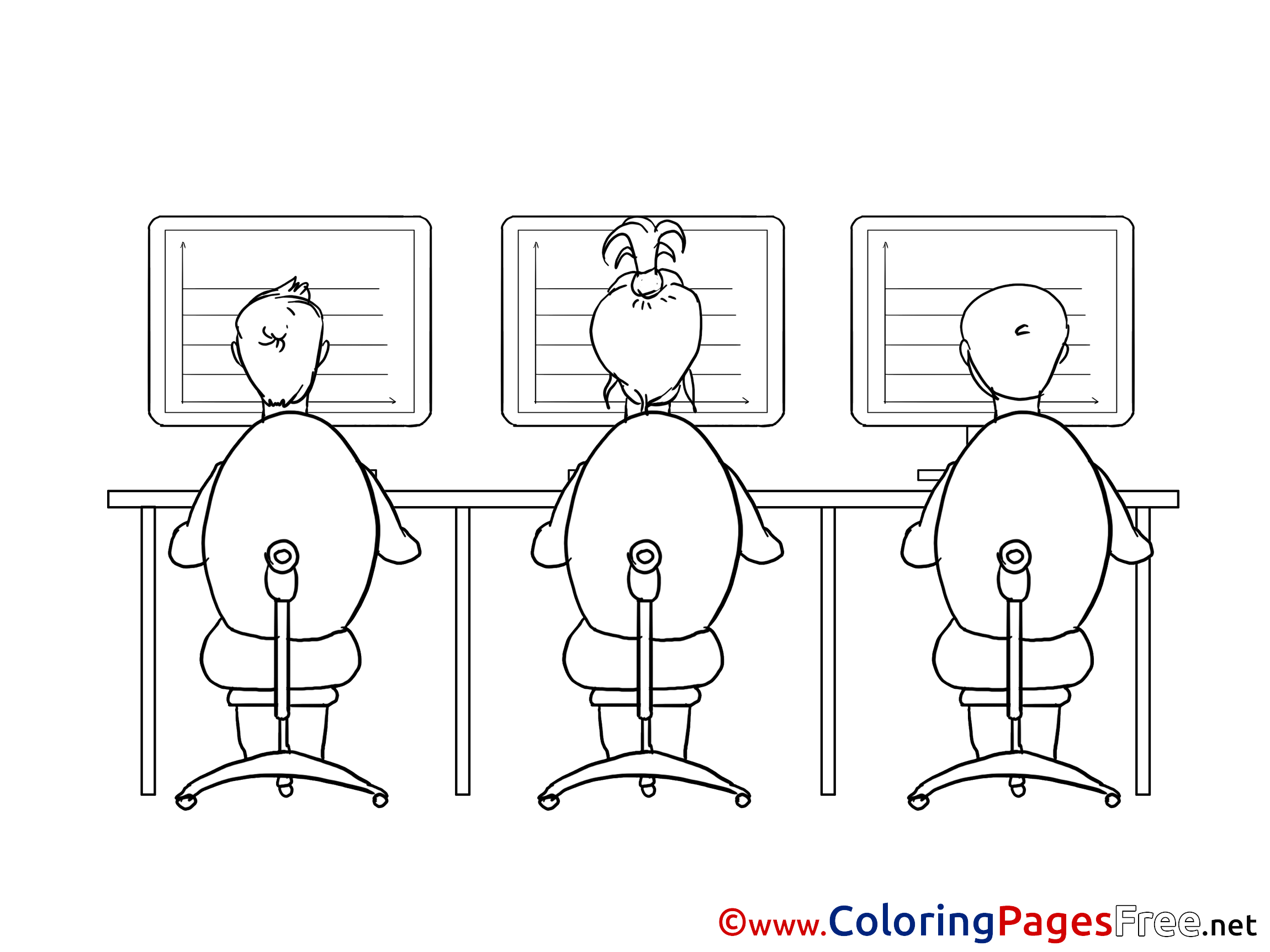 Team Business Coloring Pages free