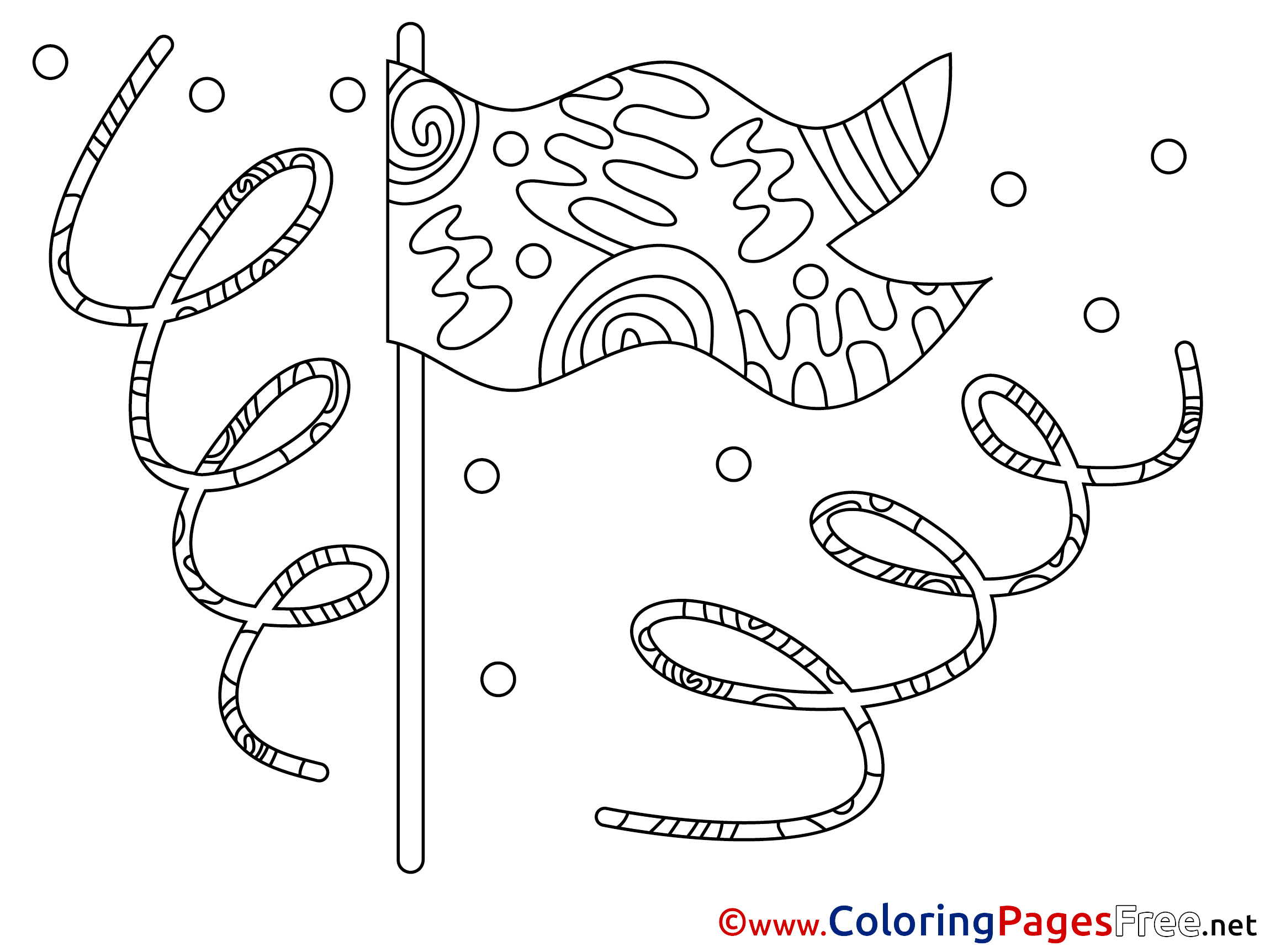Flag download Colouring Sheet free
