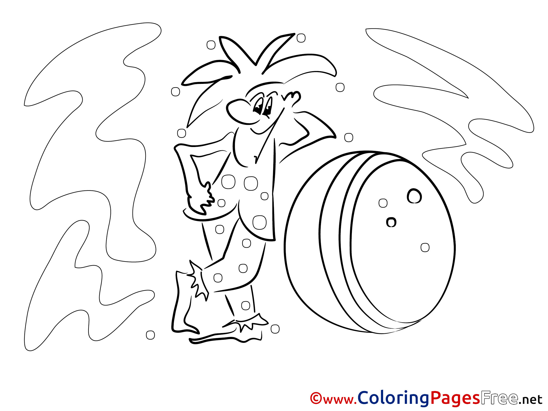 Jester Coloring Pages for free