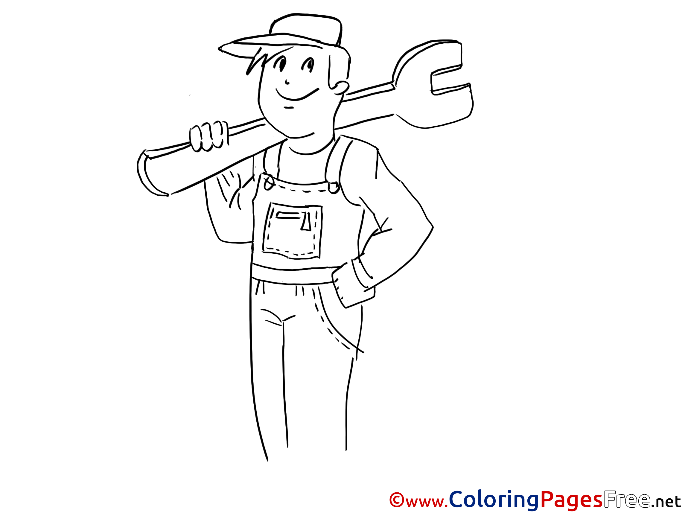 wrench coloring pages