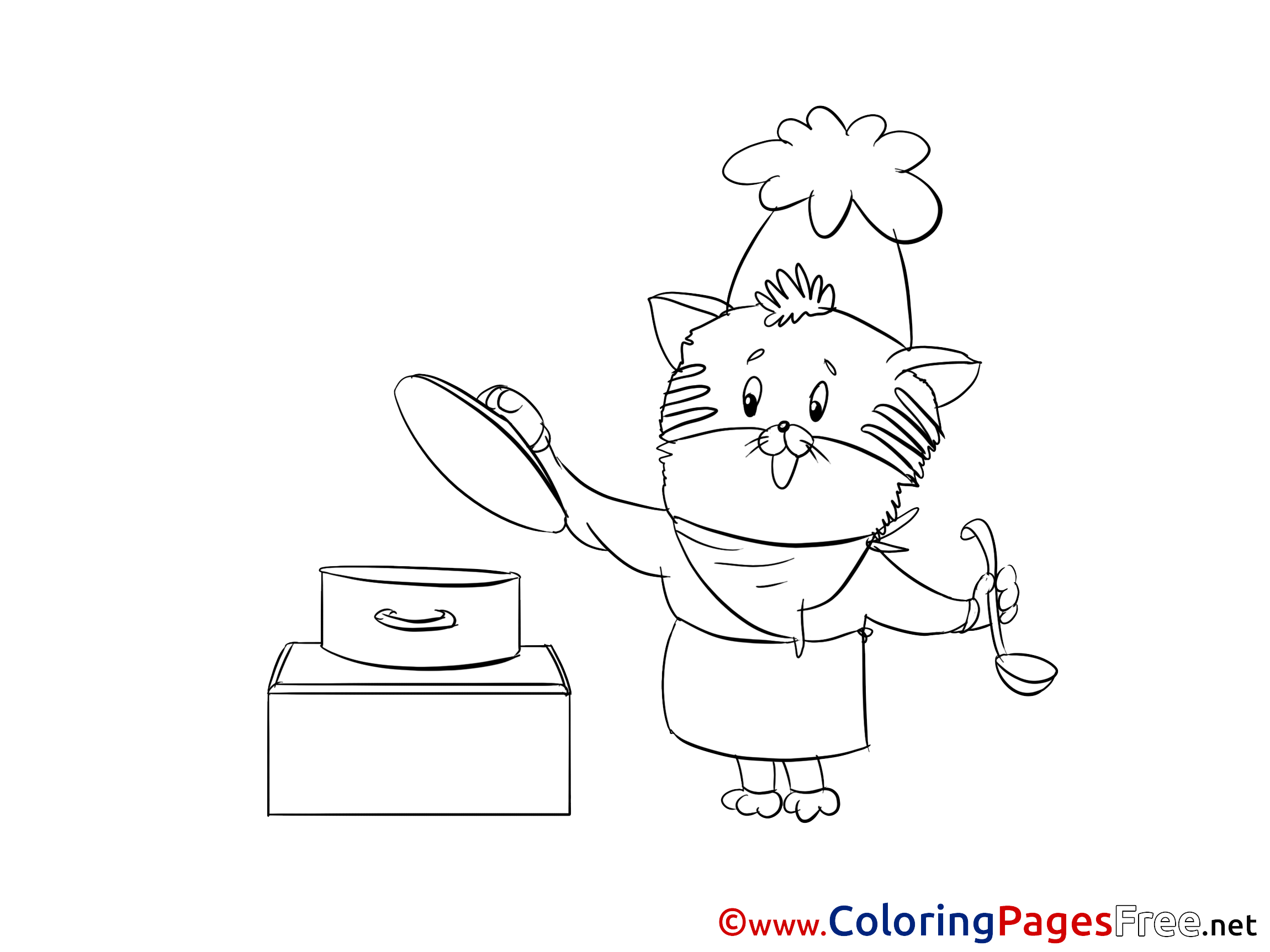 Pan download Colouring Sheet free