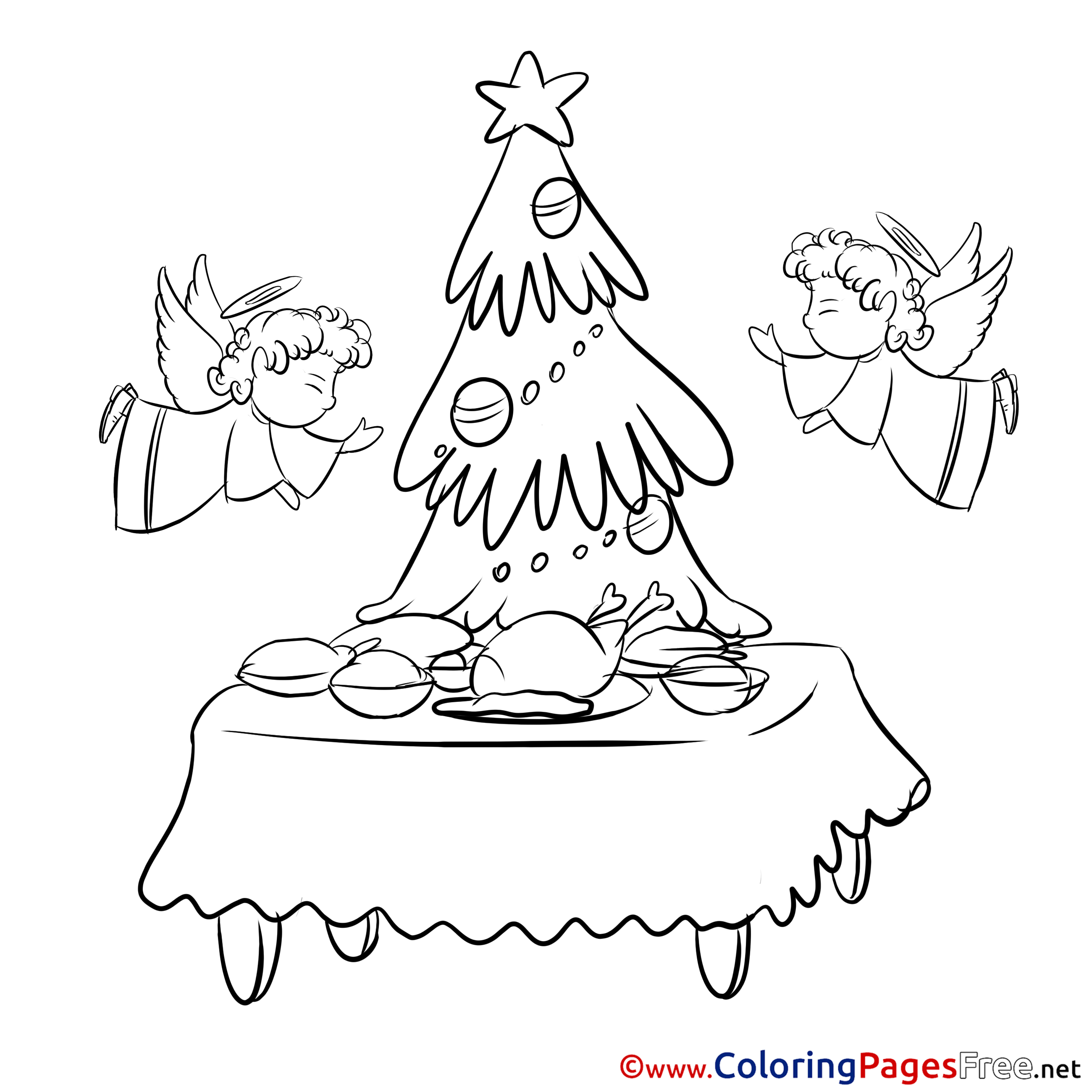 Feast download Christmas Coloring Pages