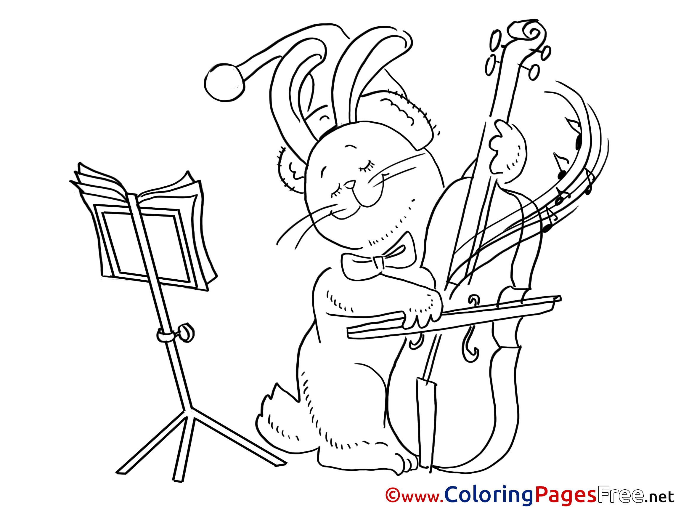 coloring pages music kids
