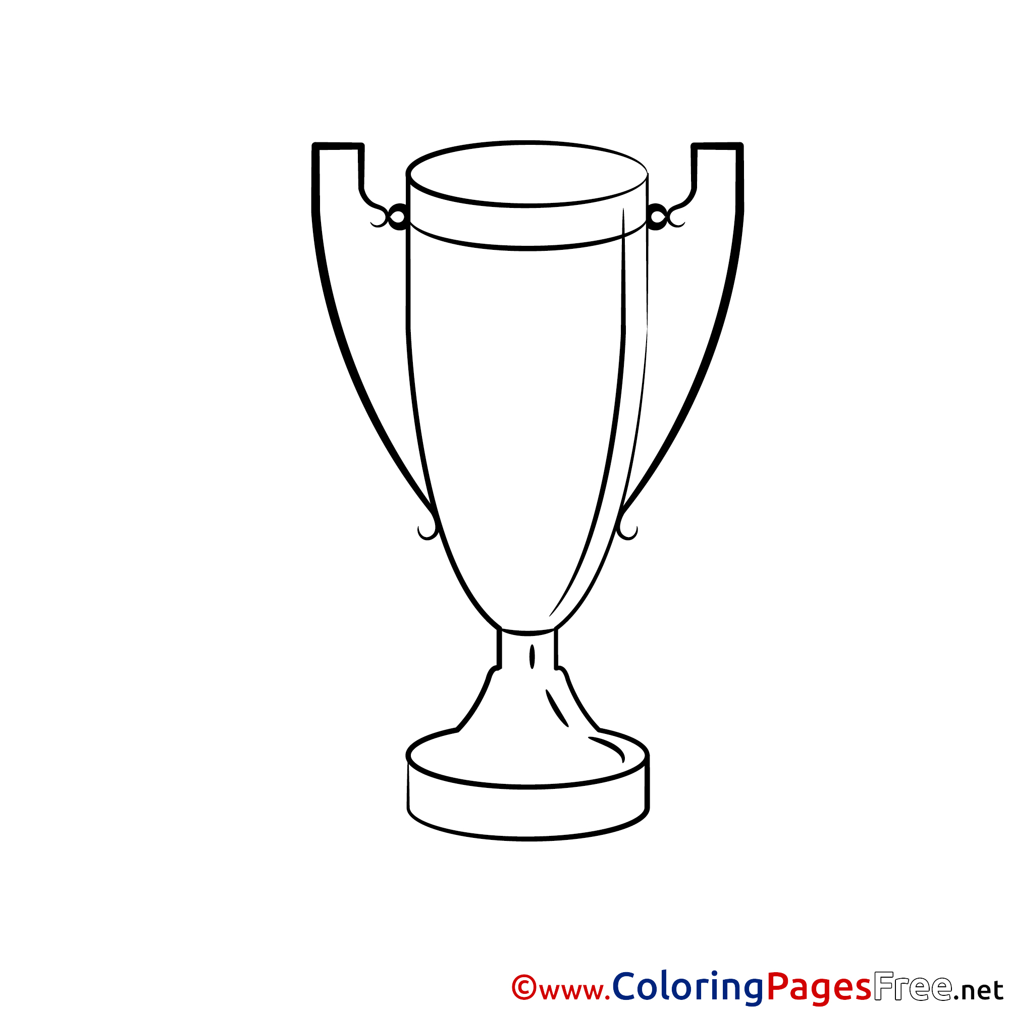champions league trophy coloring pages