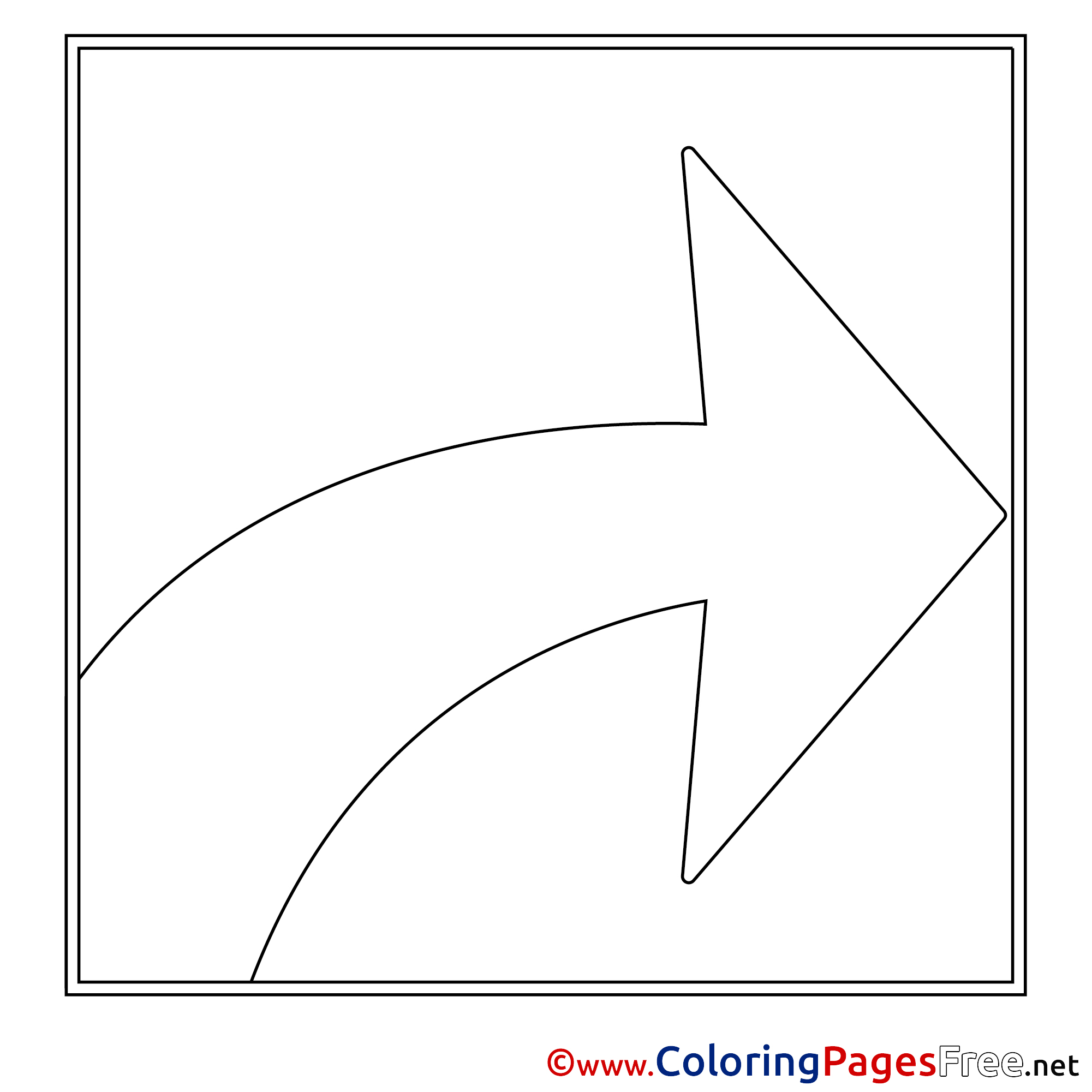 Arrow free printable Coloring Sheets