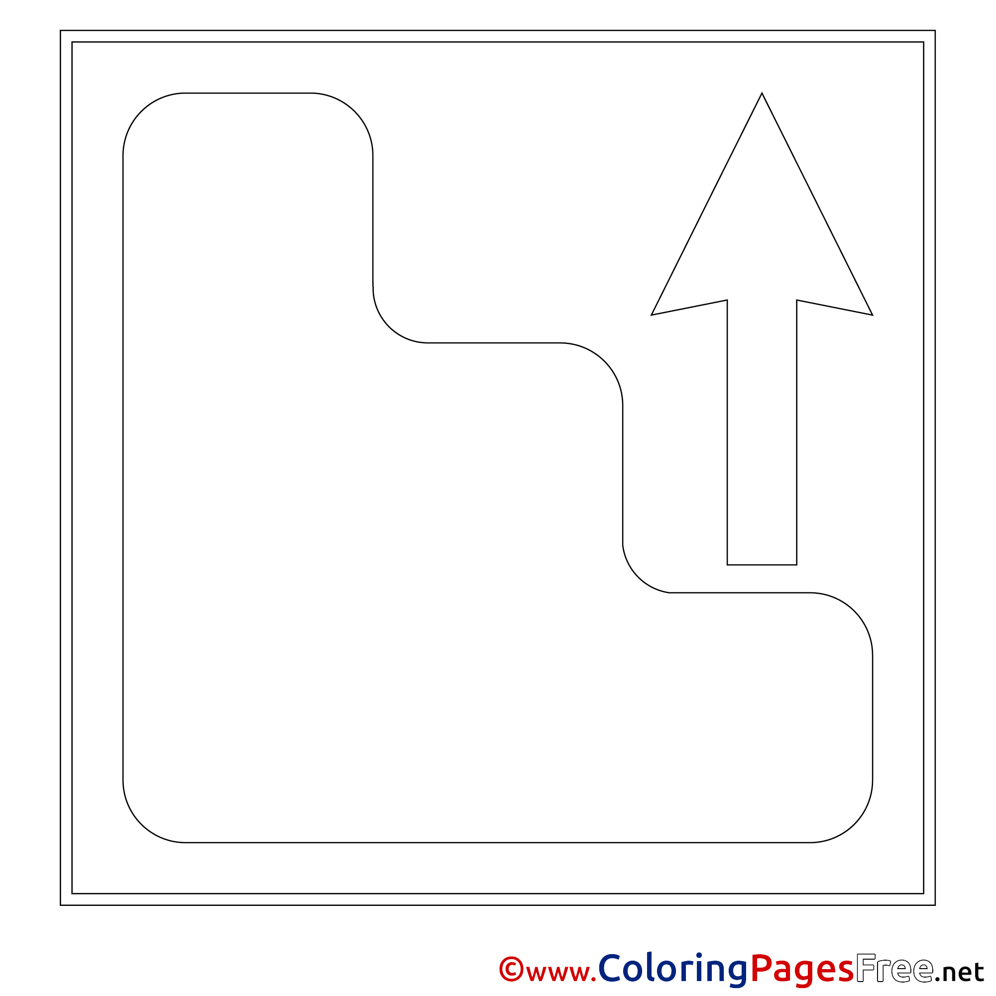 Arrow Kids free Coloring Page