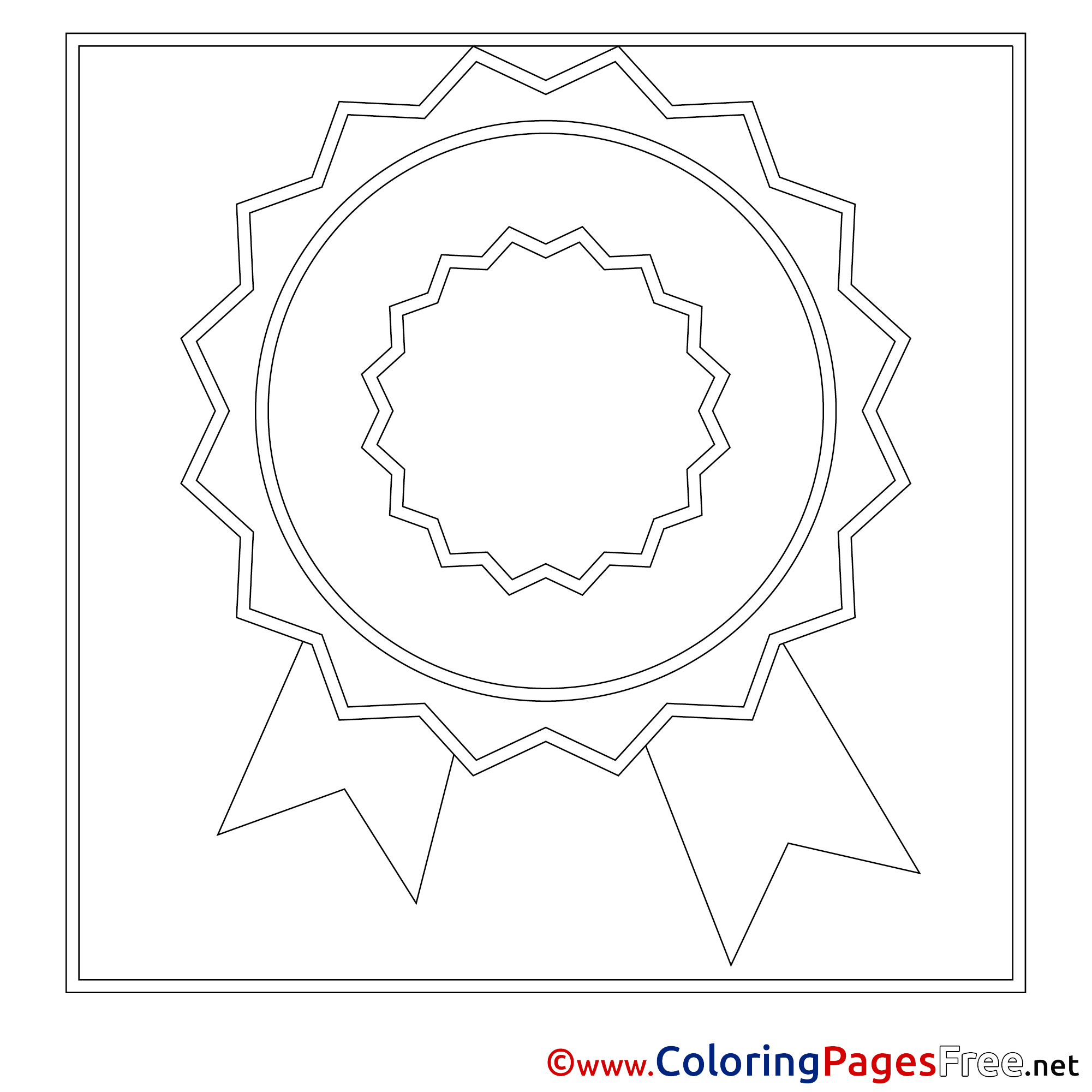 Award download printable Coloring Pages