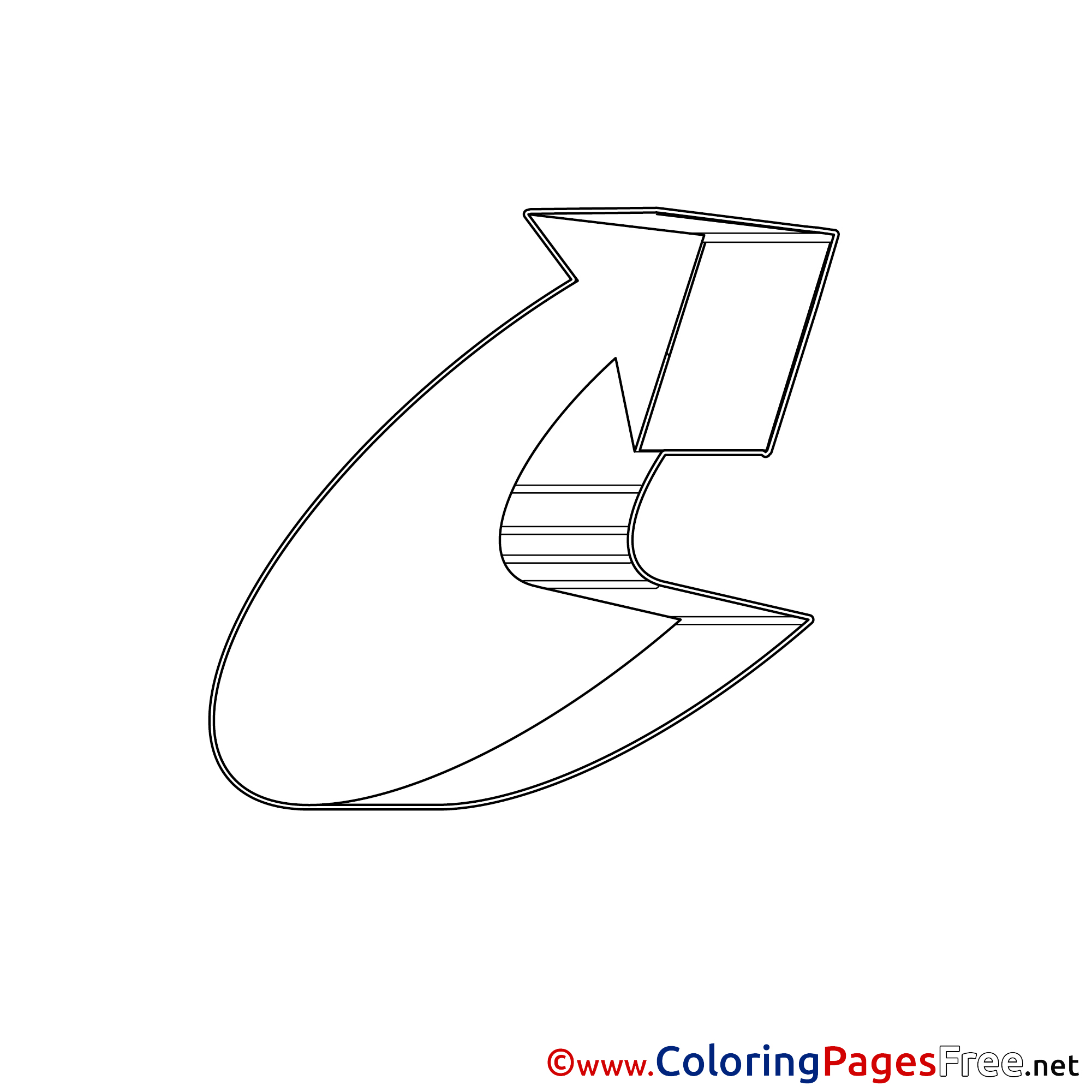 Free Arrow printable Coloring Sheets