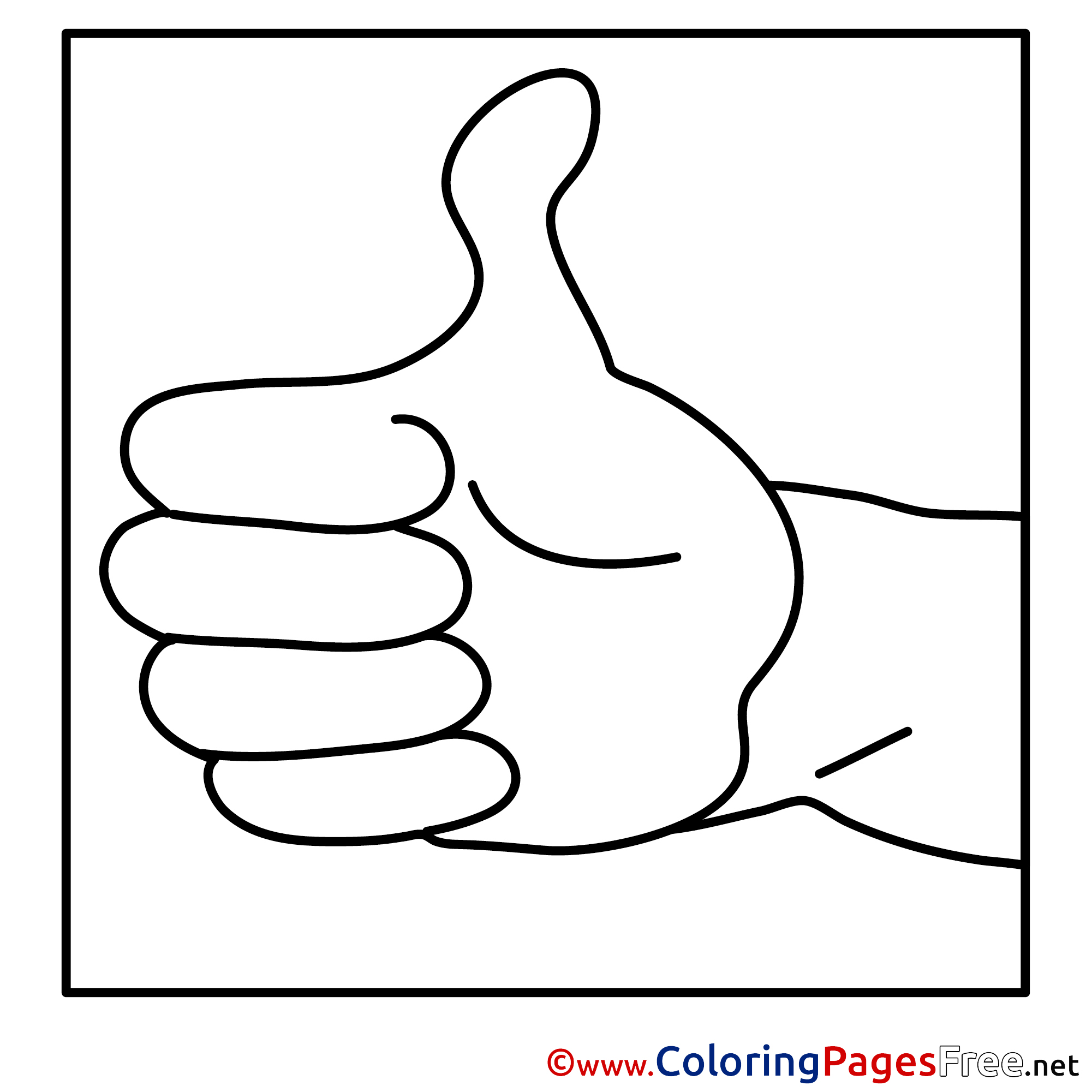 Ok Hand Colouring Sheet download free