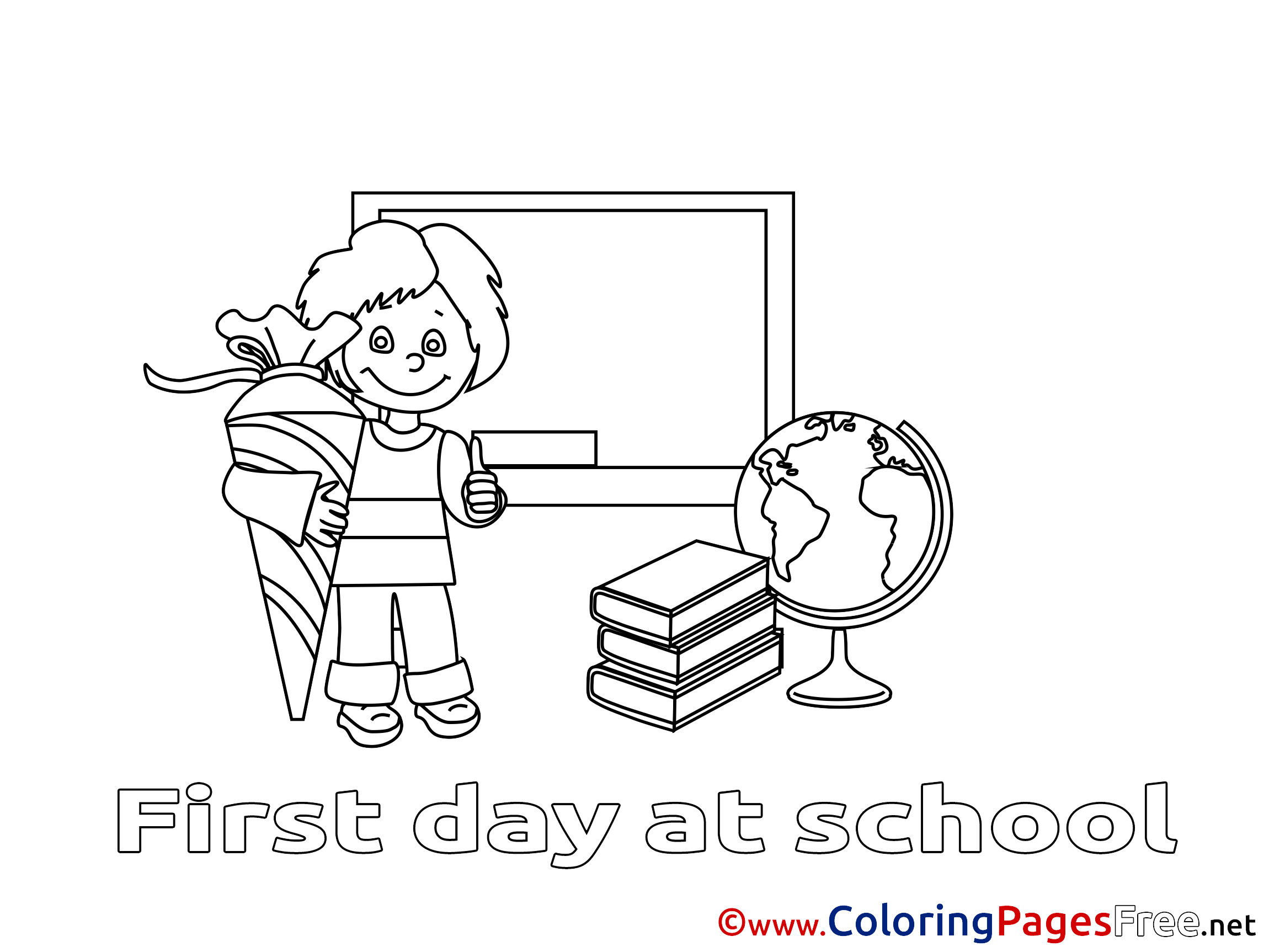 Chalkboard Pupil printable Coloring Sheets download