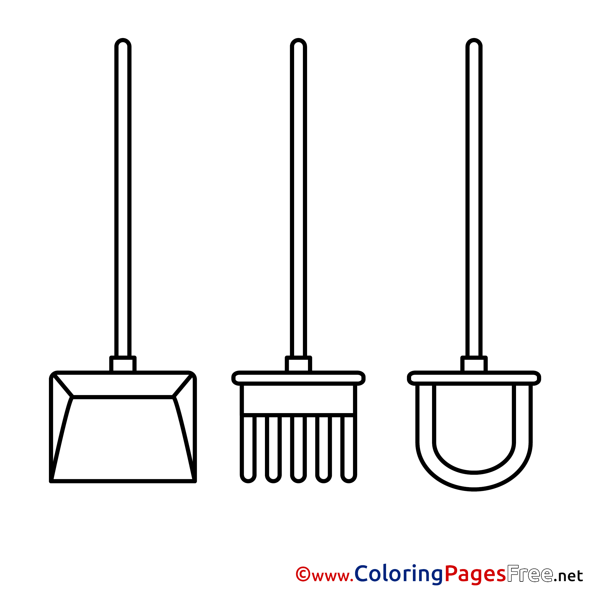 shovel coloring sheet