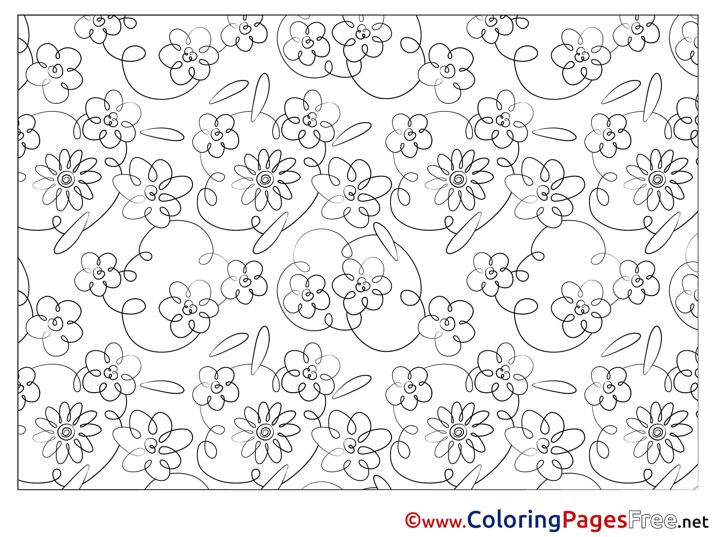 Decoration Colouring Page printable free