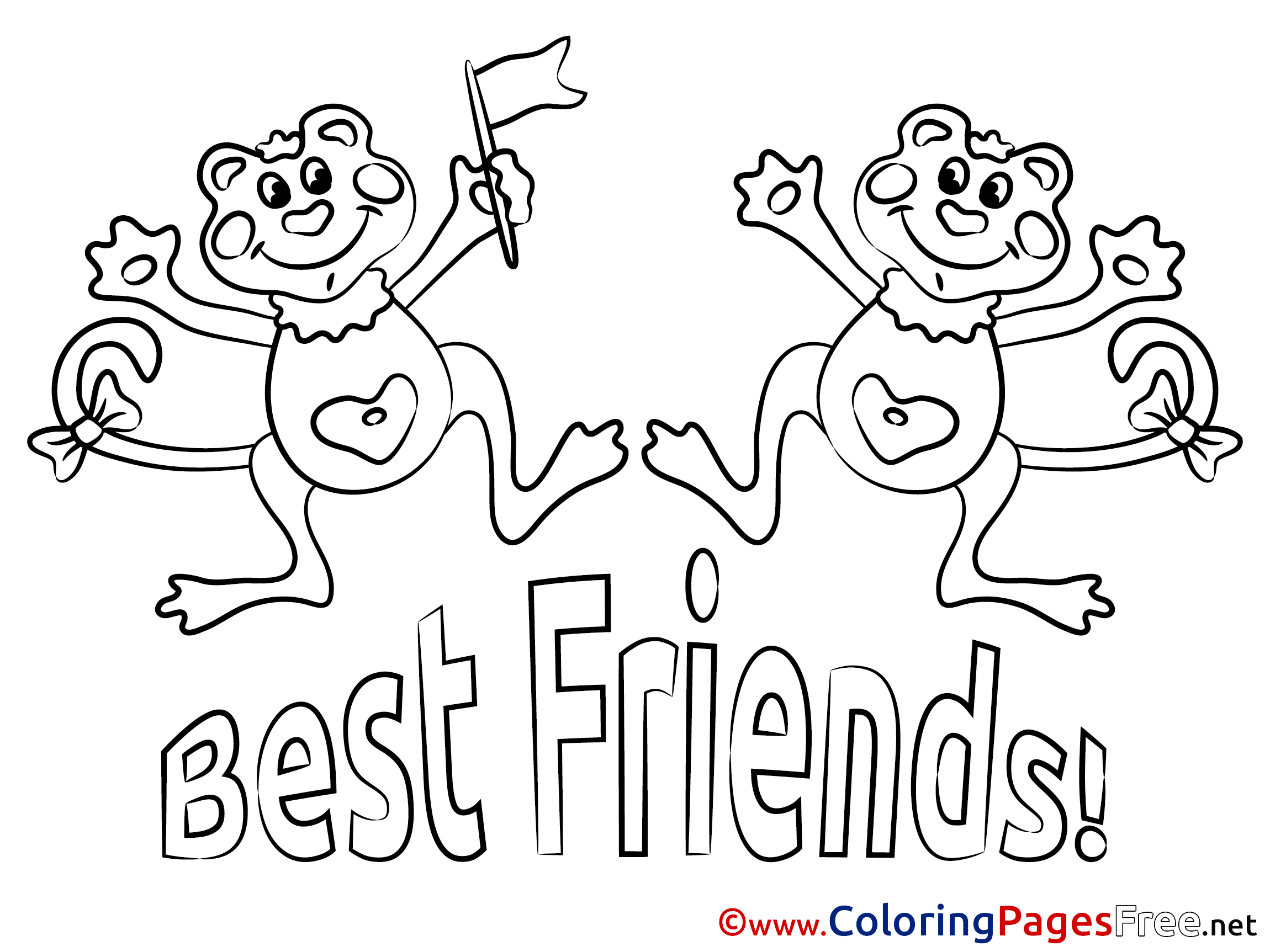 bff coloring pages printable free
