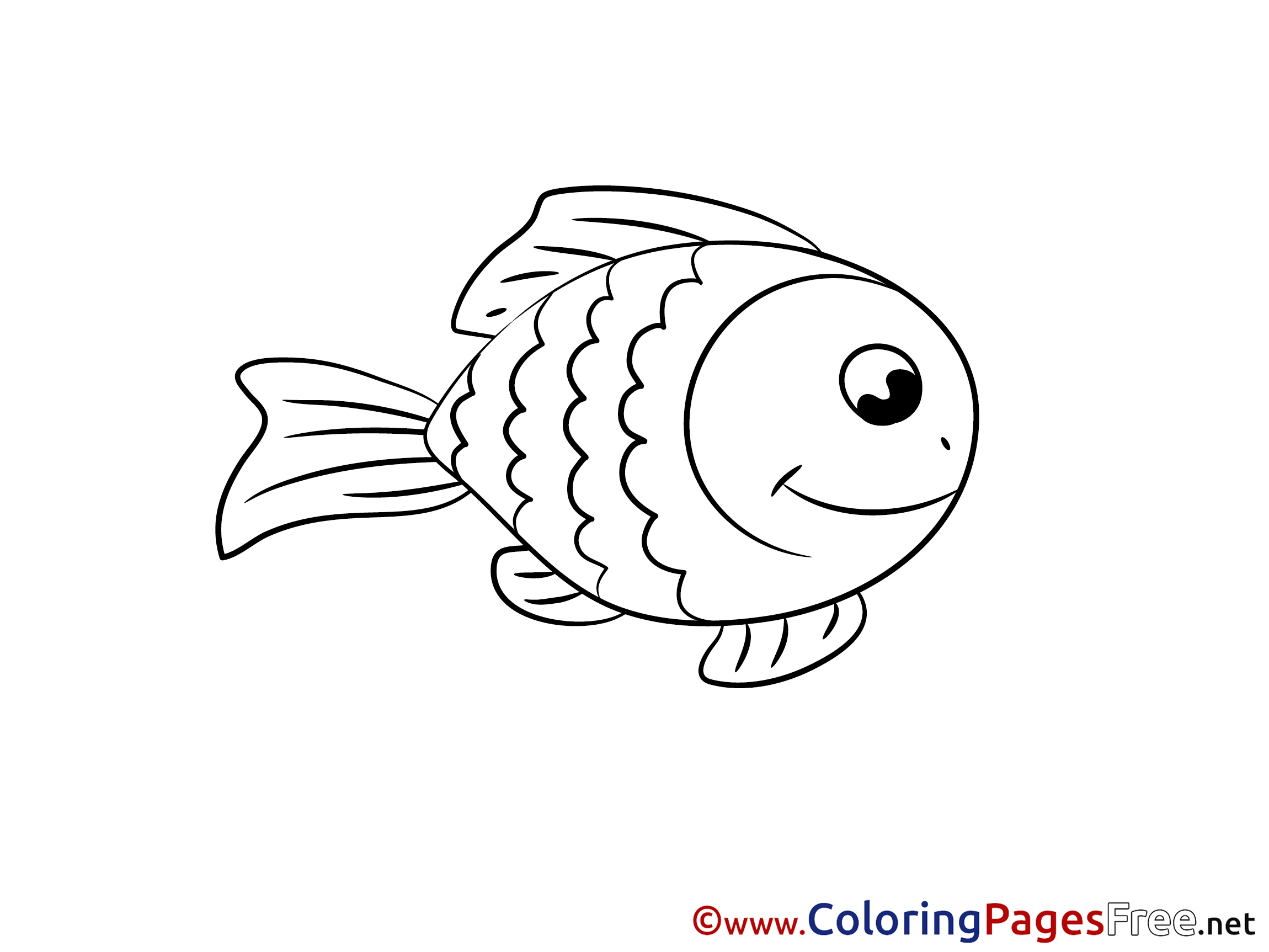 Fishing Net Coloring Page