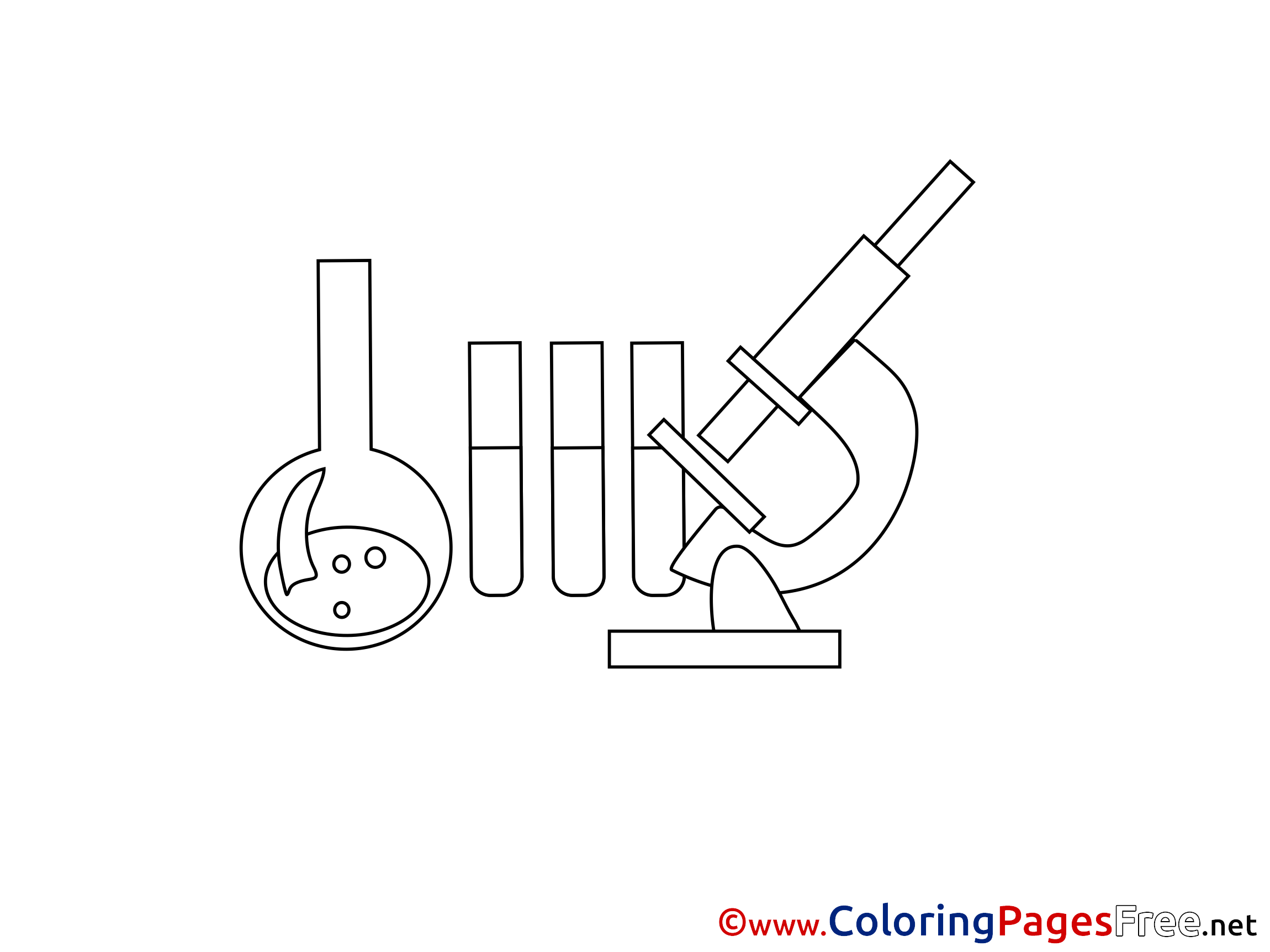 chemistry coloring pages free