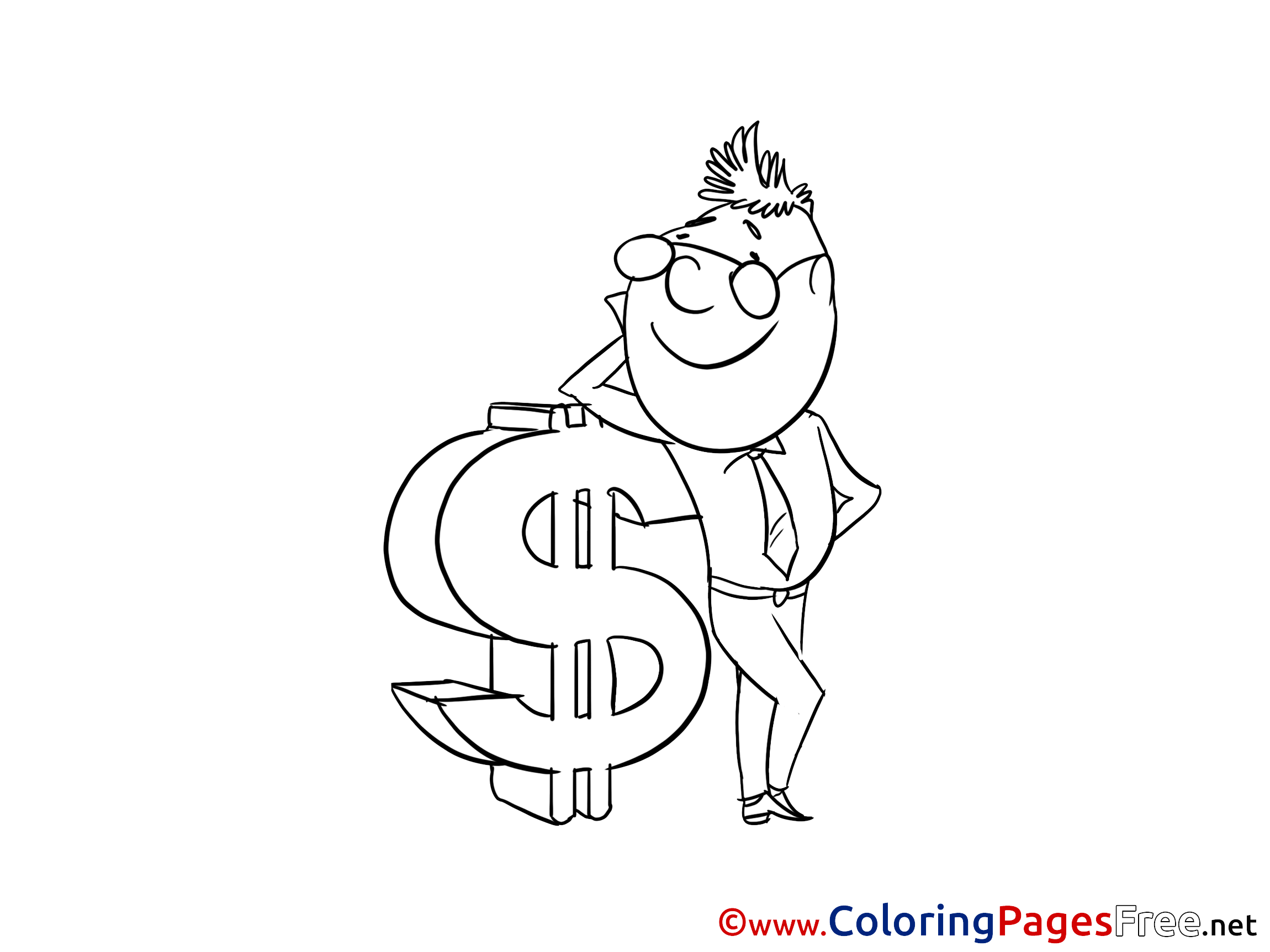 free money coloring sheets