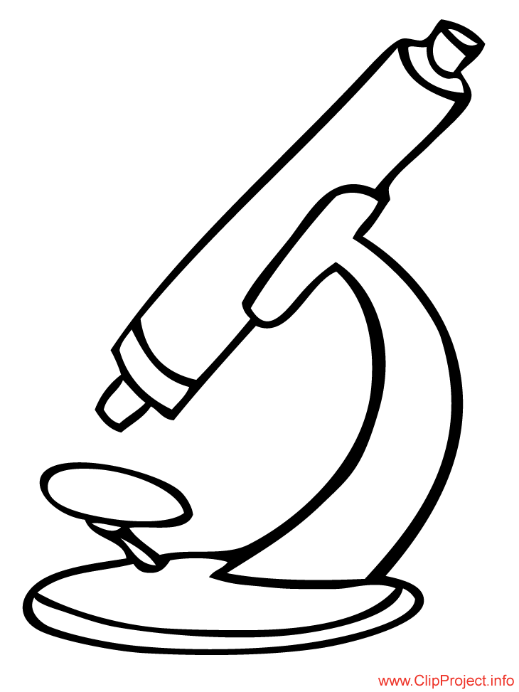 Microscope With Labels Coloring Pages