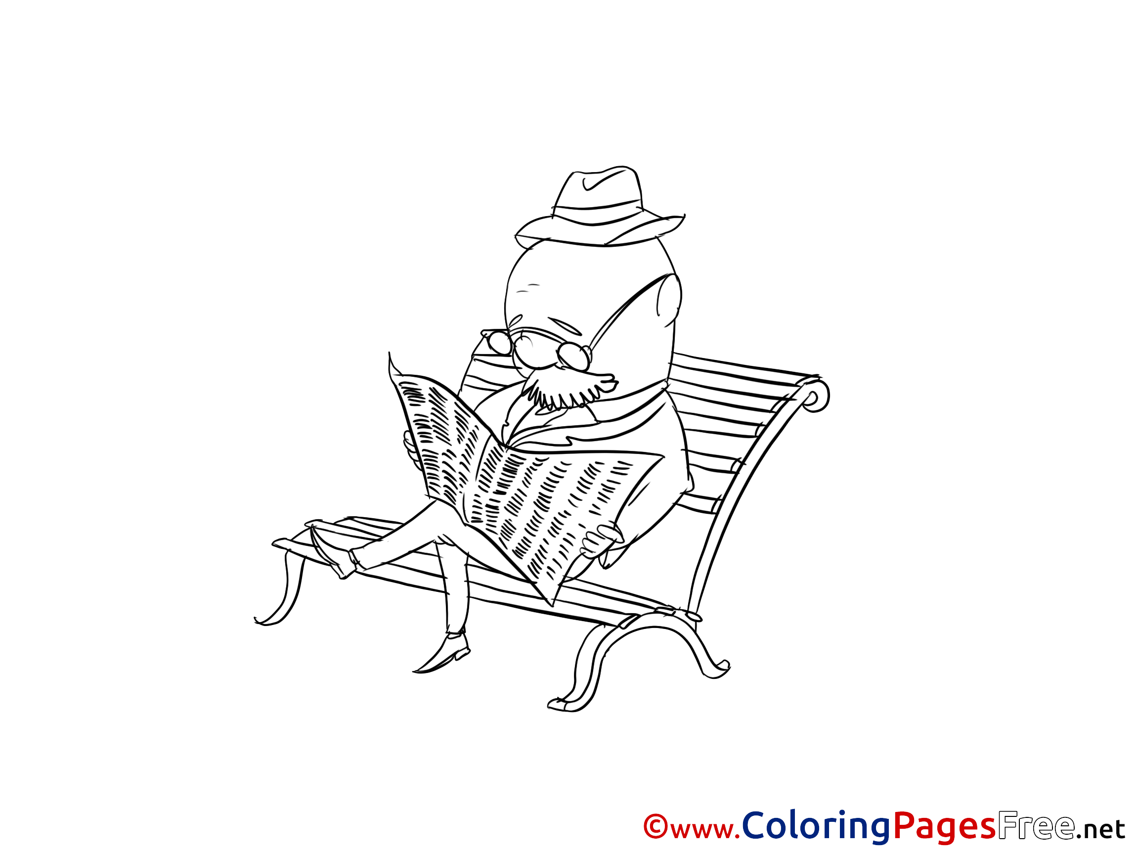 newspaper coloring pages