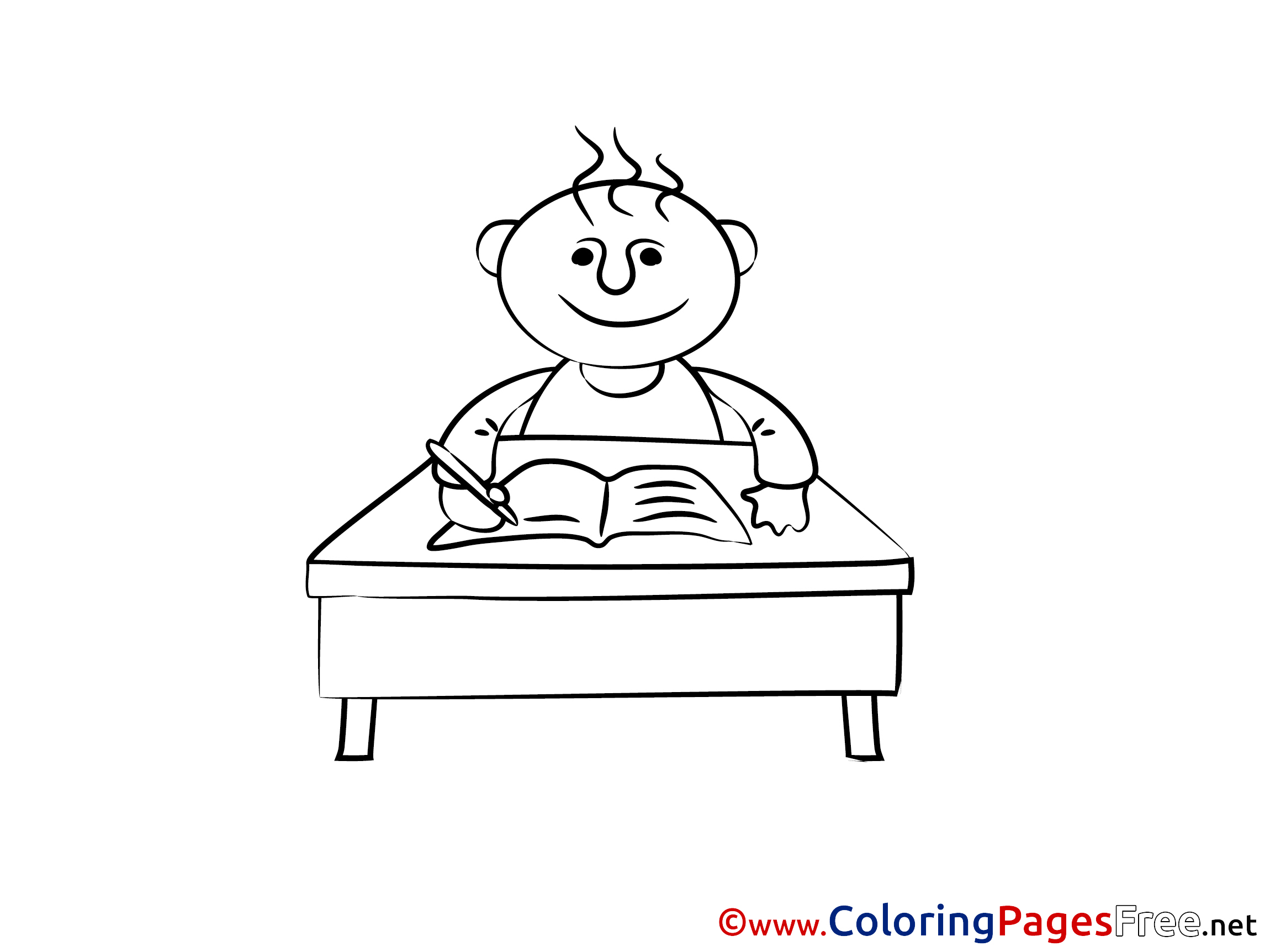 Coloring Page Pupil Img 18738 Sketch Coloring Page