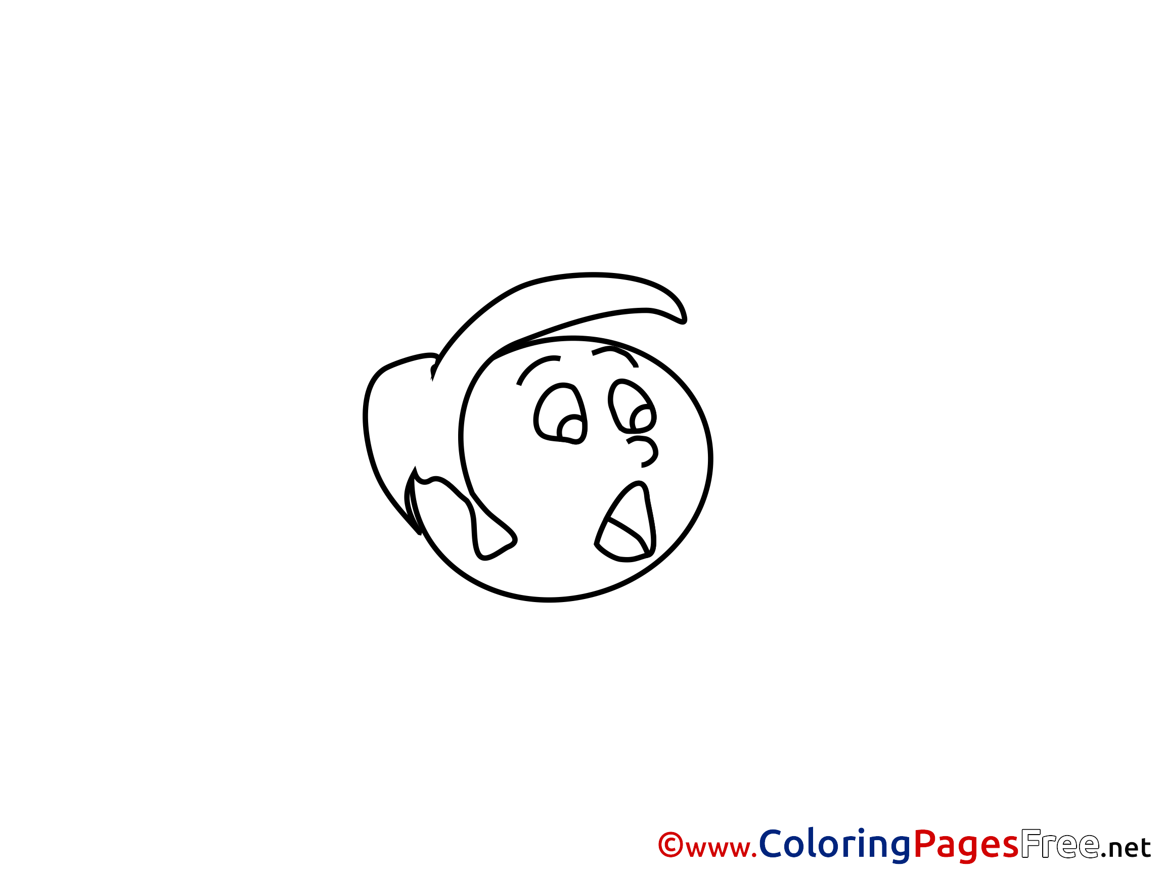 Scared printable Coloring Sheets download