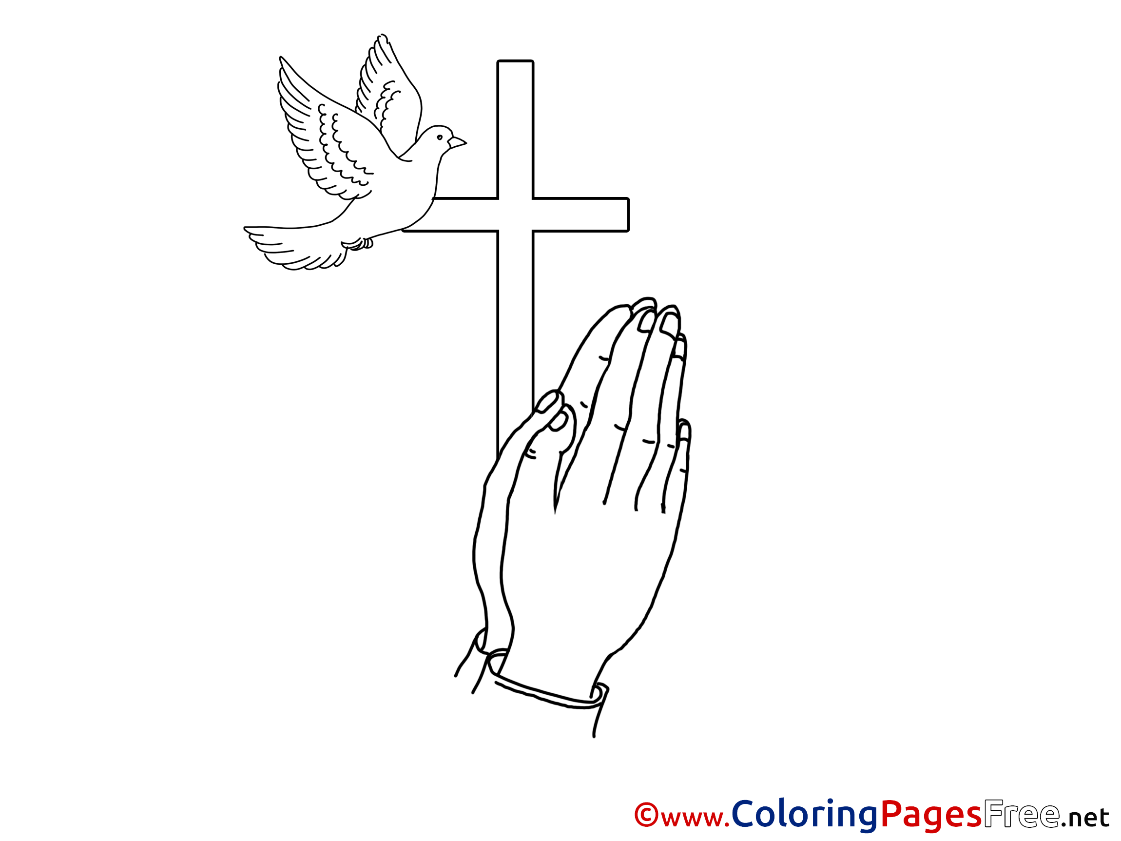 Communion free Coloring Pages