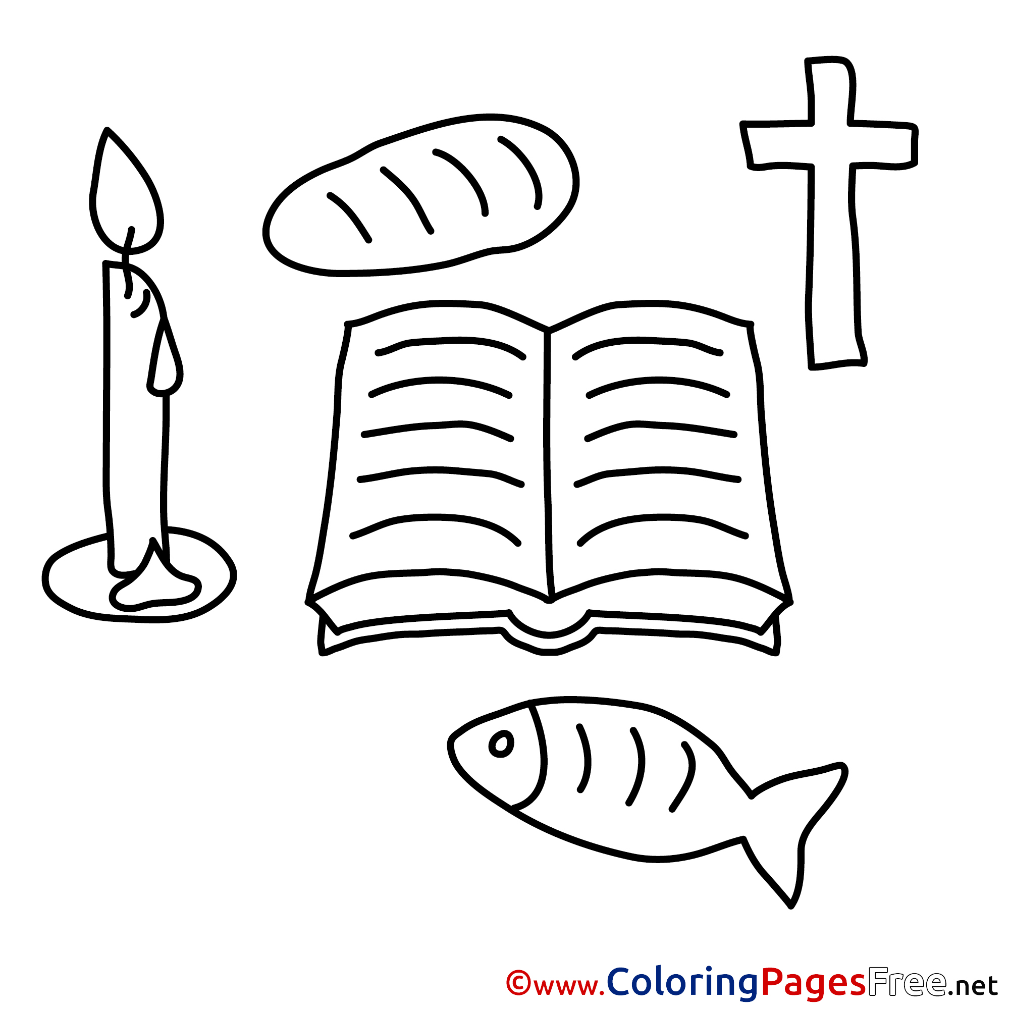 Confirmation Coloring Pages Sacrament Catholic Sacraments Holy ...