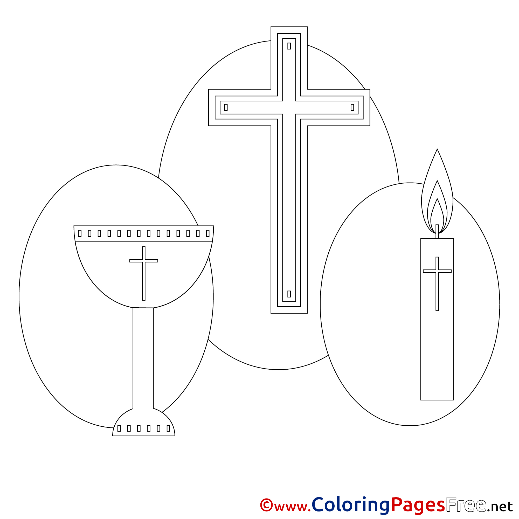 Cross Confirmation free Coloring Pages
