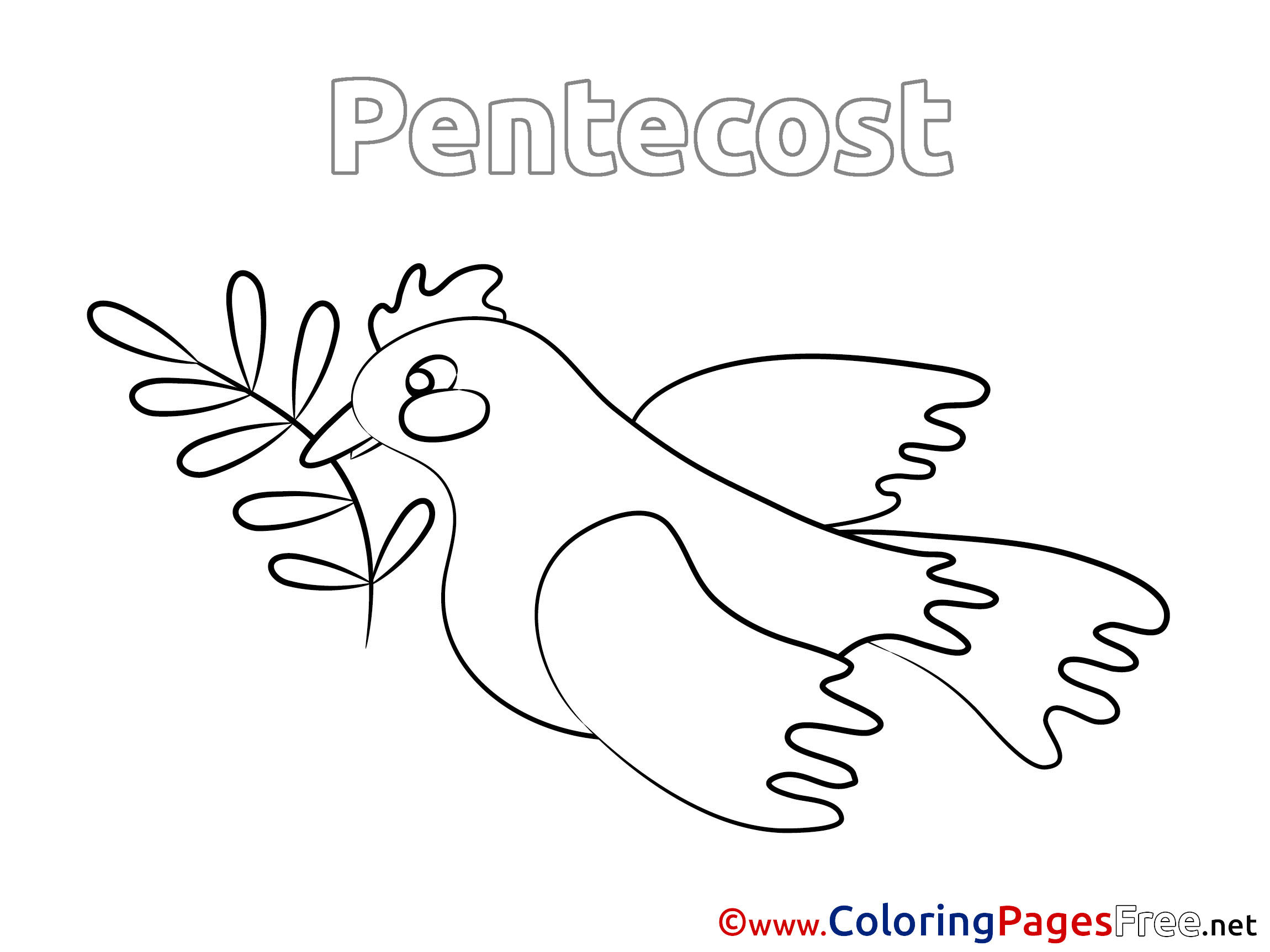 free coloring pages for kids pentecost
