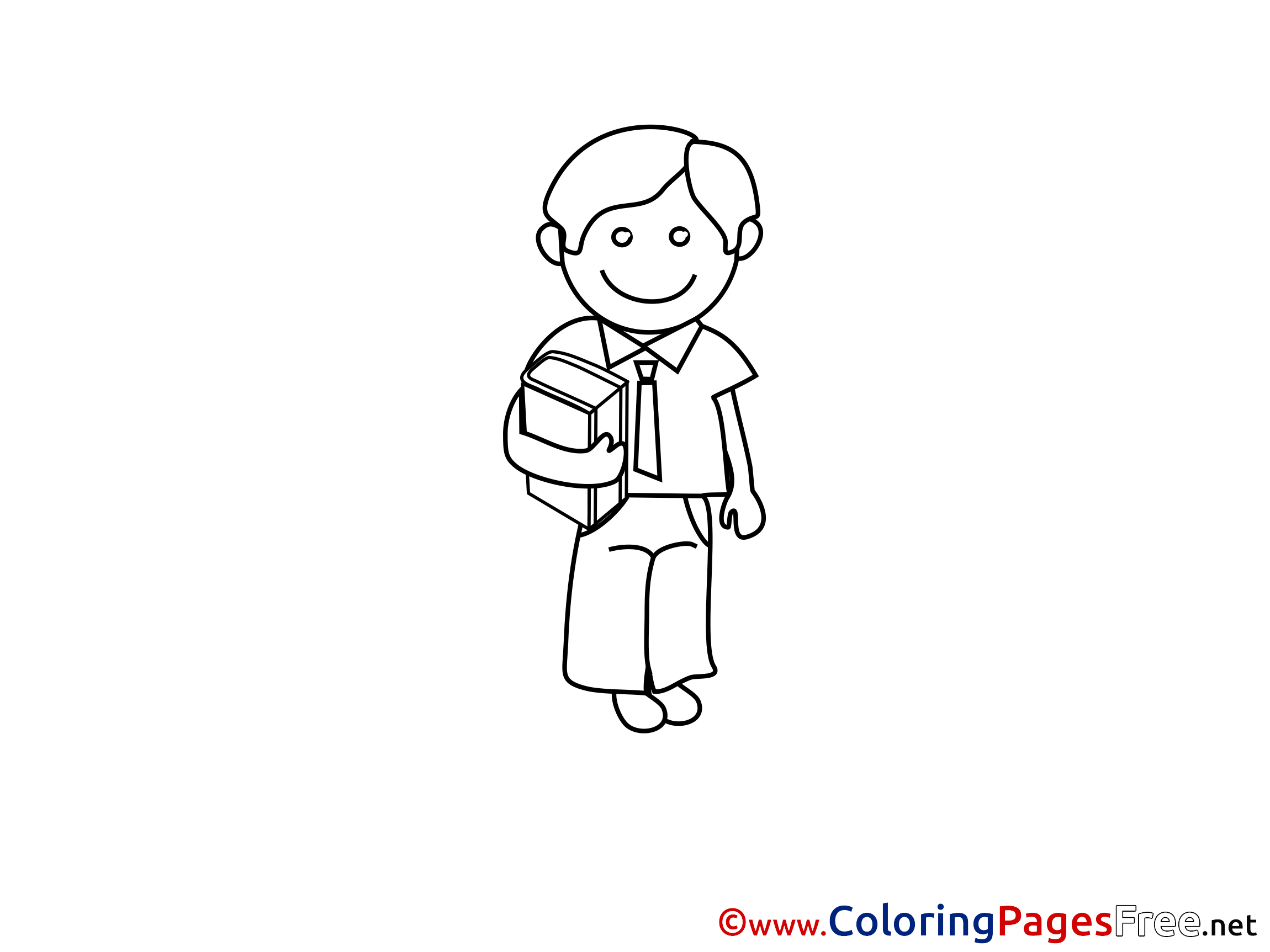 school uniform coloring pages