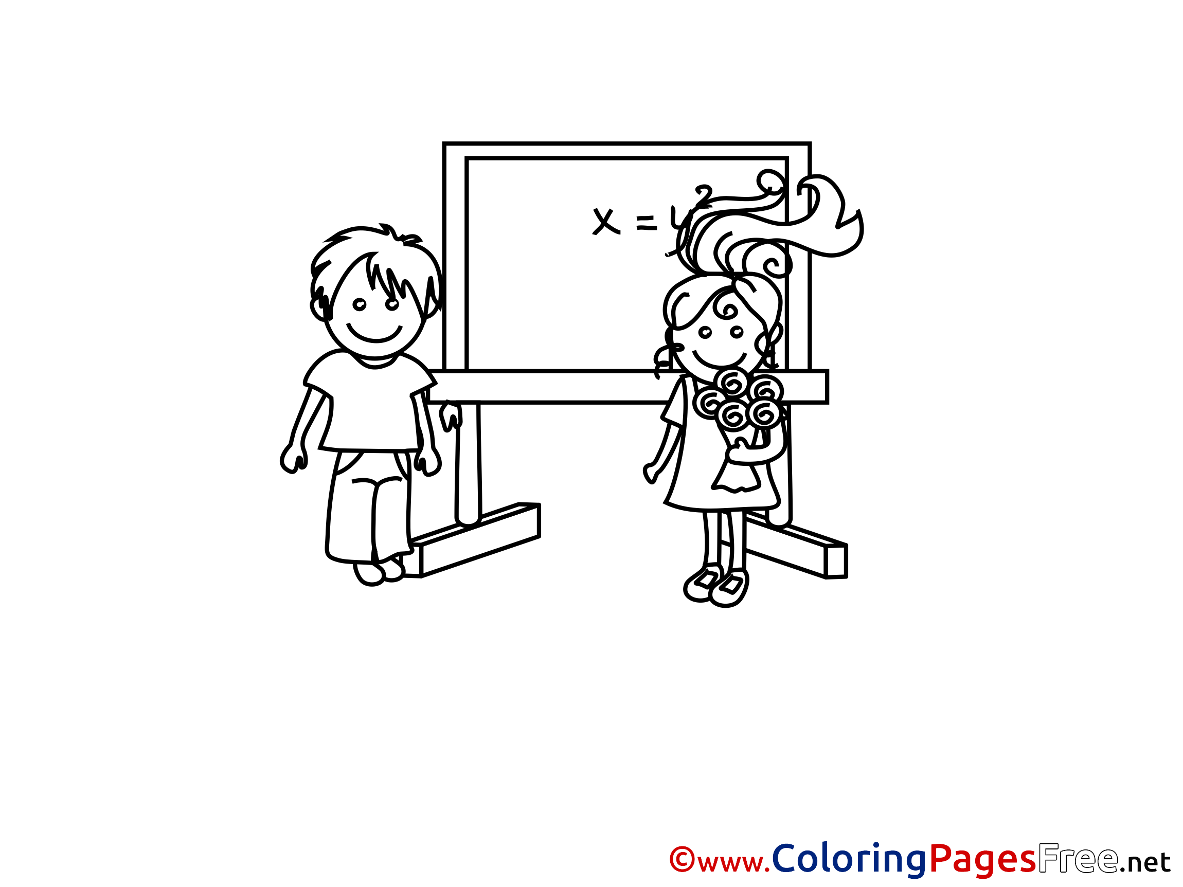 Coloring Page Pupil Img 18738 Sketch Coloring Page