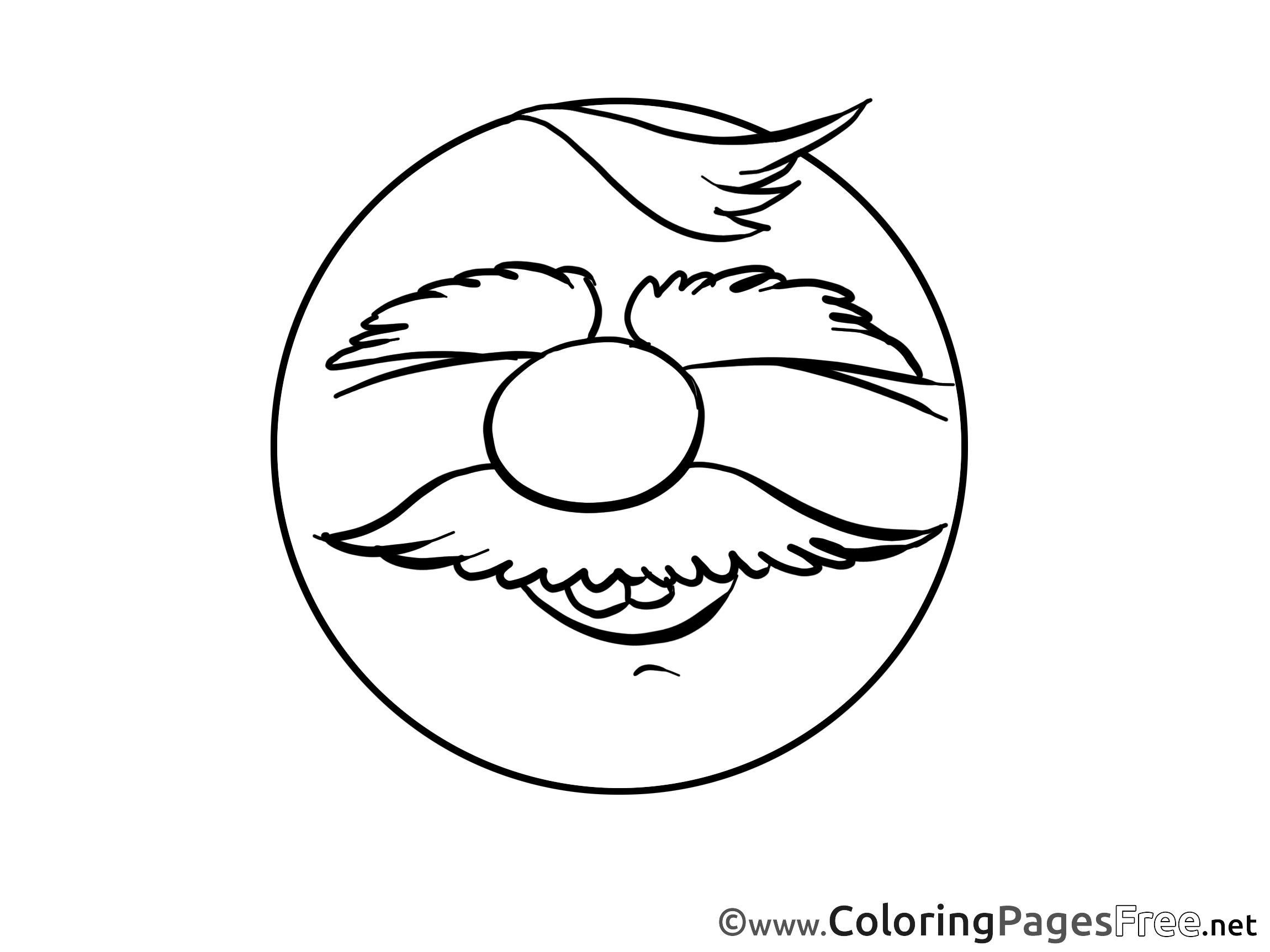 Smiling Man Coloring Pages Smile for free