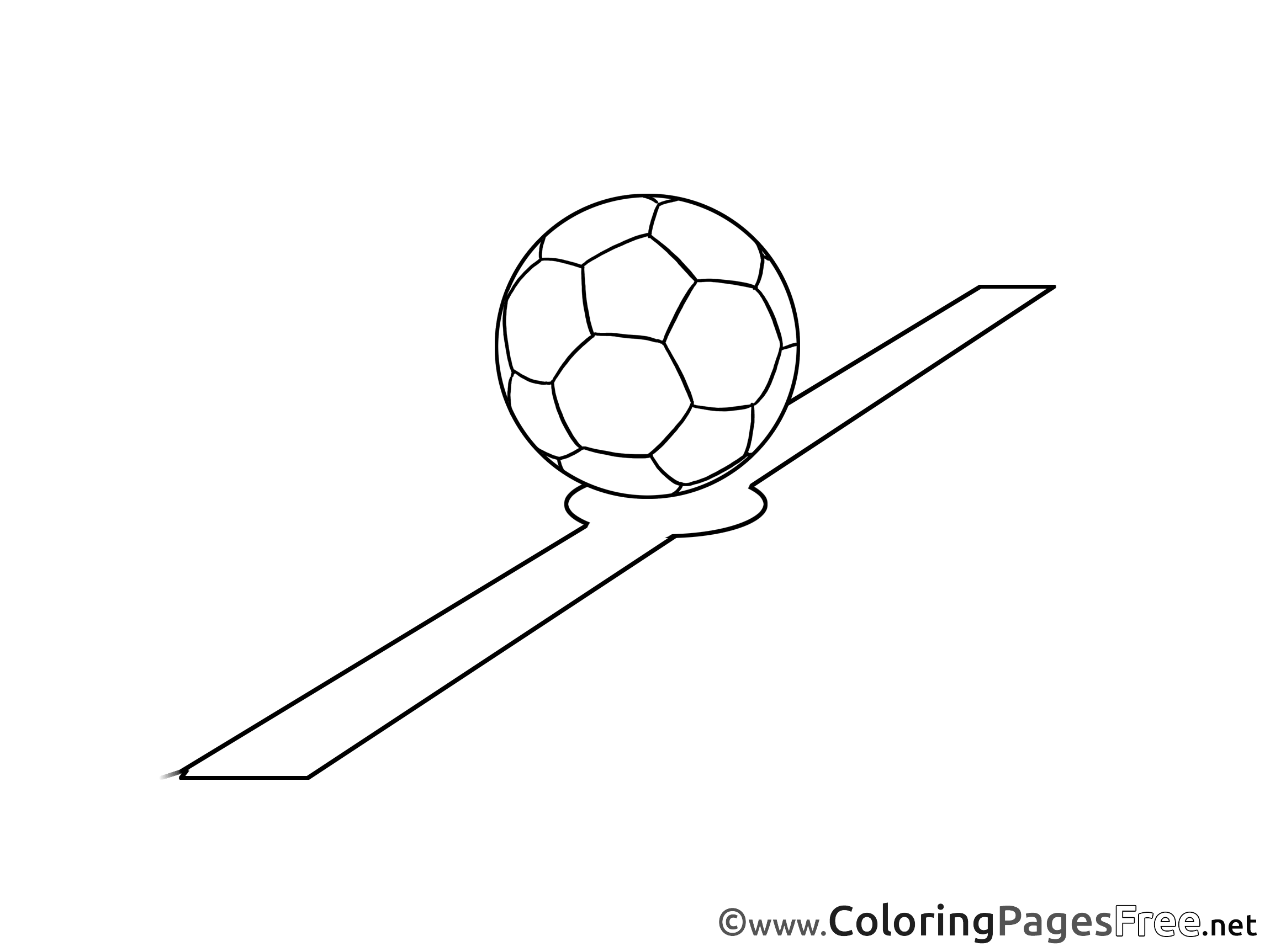 soccer ball coloring pages printable