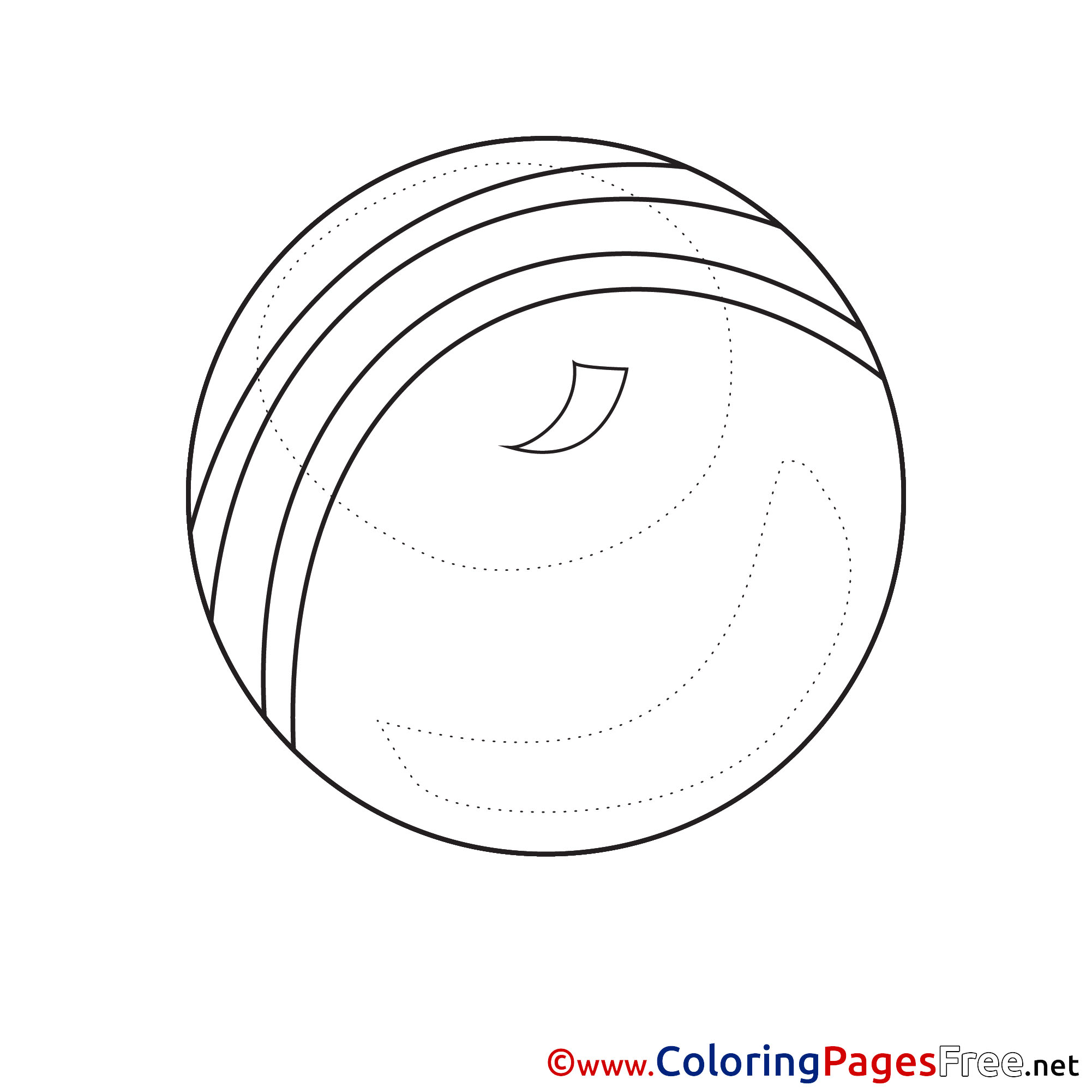 Ball Children Coloring Pages free