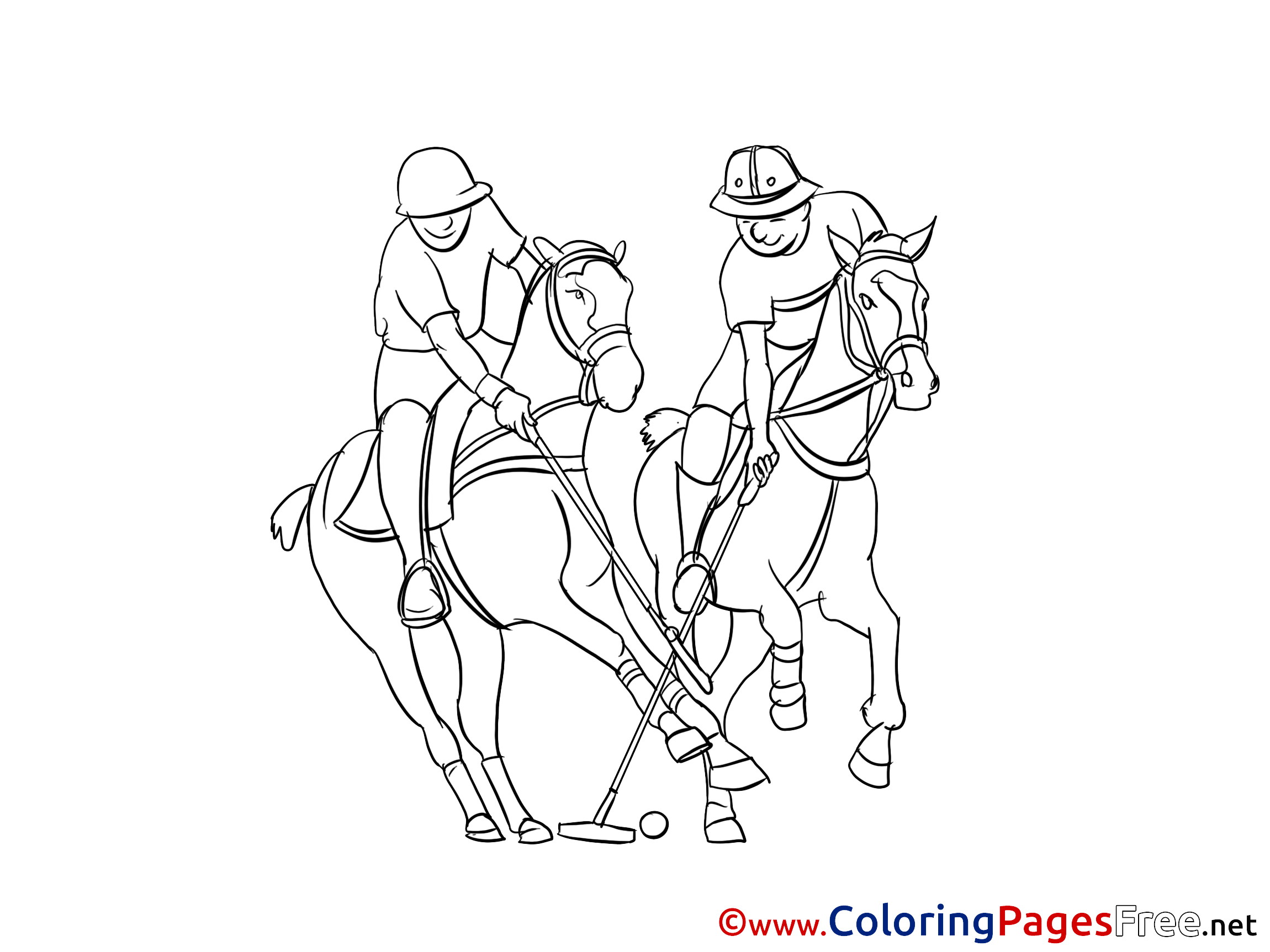 polo coloring pages