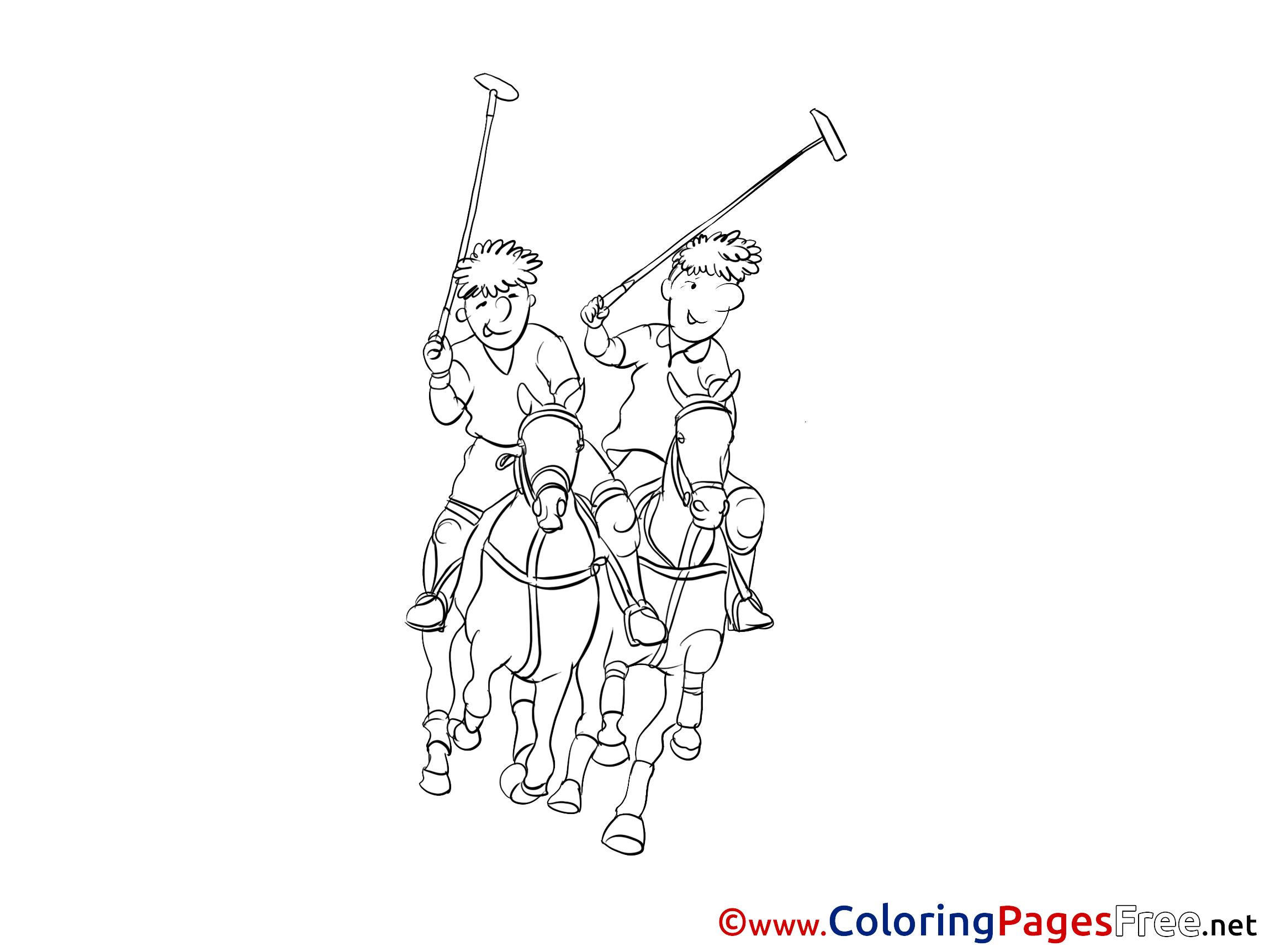 Polo printable Coloring Sheets download